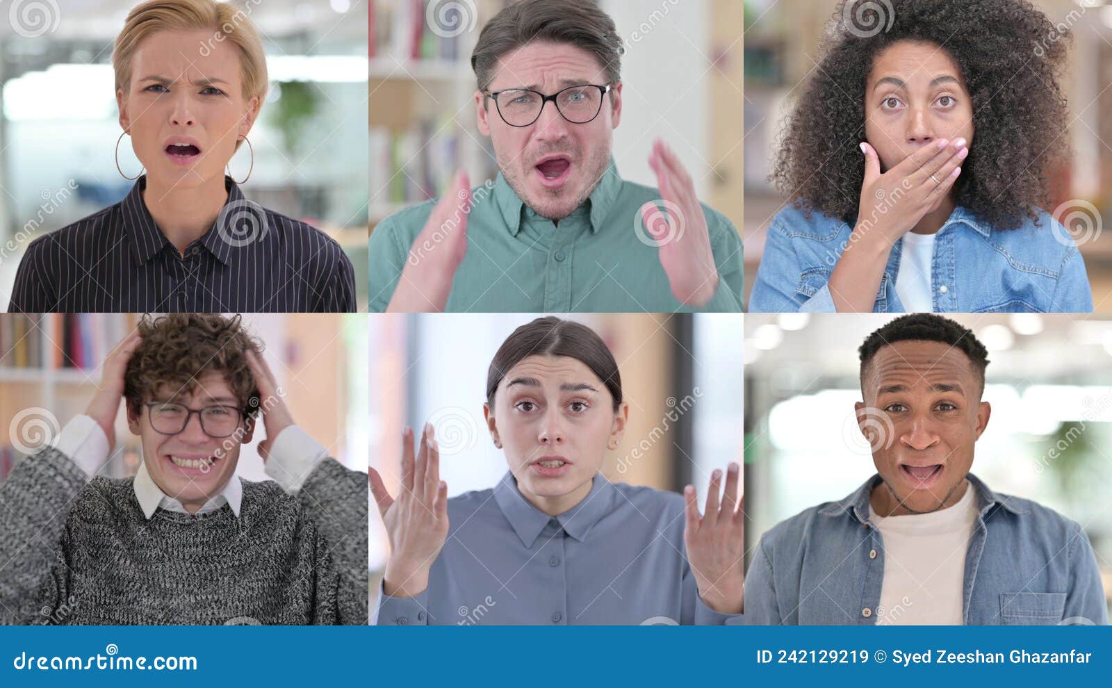 People Reacting To The Question By Raising Their Index Finger Together ...