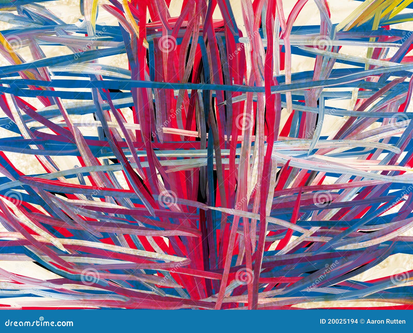 Collagen Digital Painting stock illustration. Illustration of fibers ...