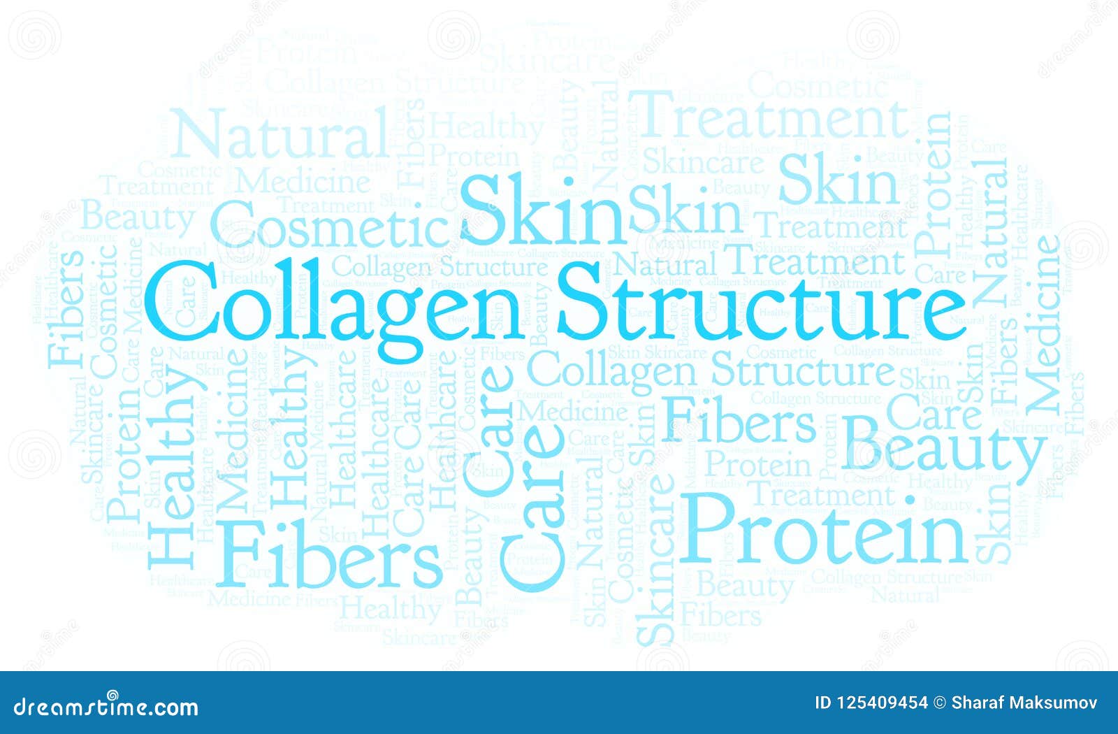 Collagen Structure. Infographics. Vector Illustration On Isolated ...