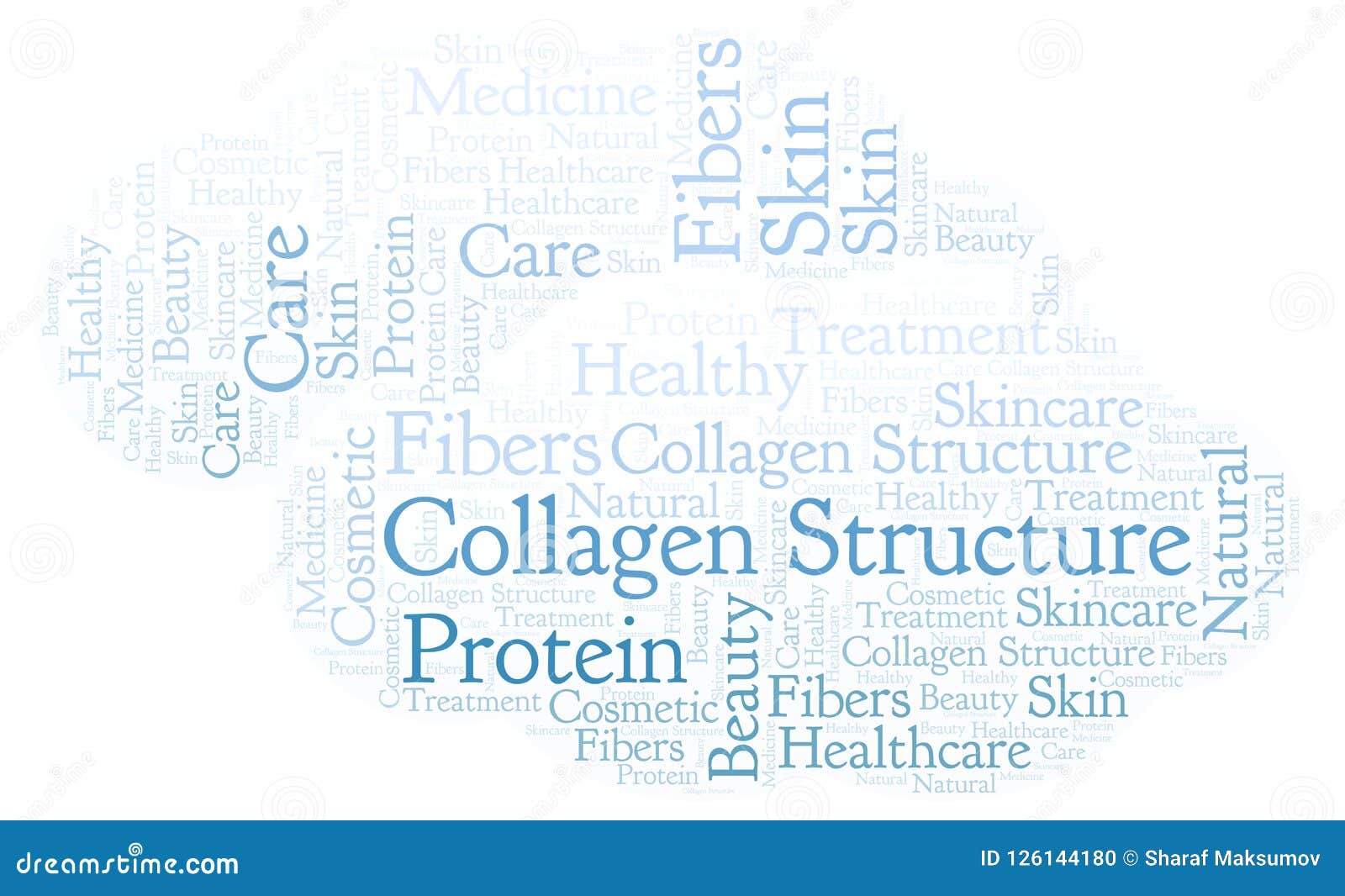 Collagen Structure. Infographics. Vector Illustration On Isolated ...
