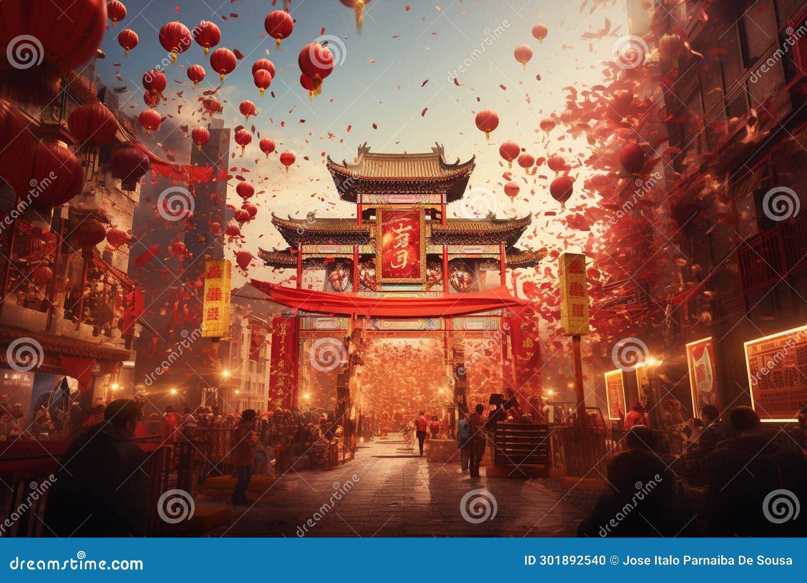 Collages Showcasing The Diversity Of Chinese New Royalty-Free Stock ...