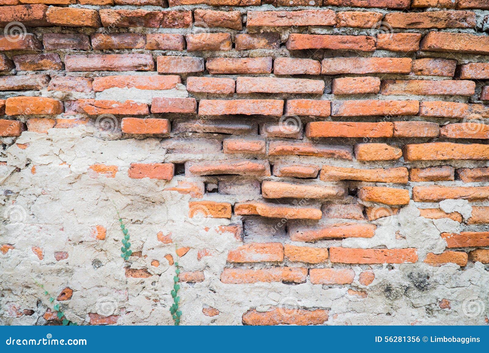 Collapse brick wall stock photo. Image of aged, background - 56281356