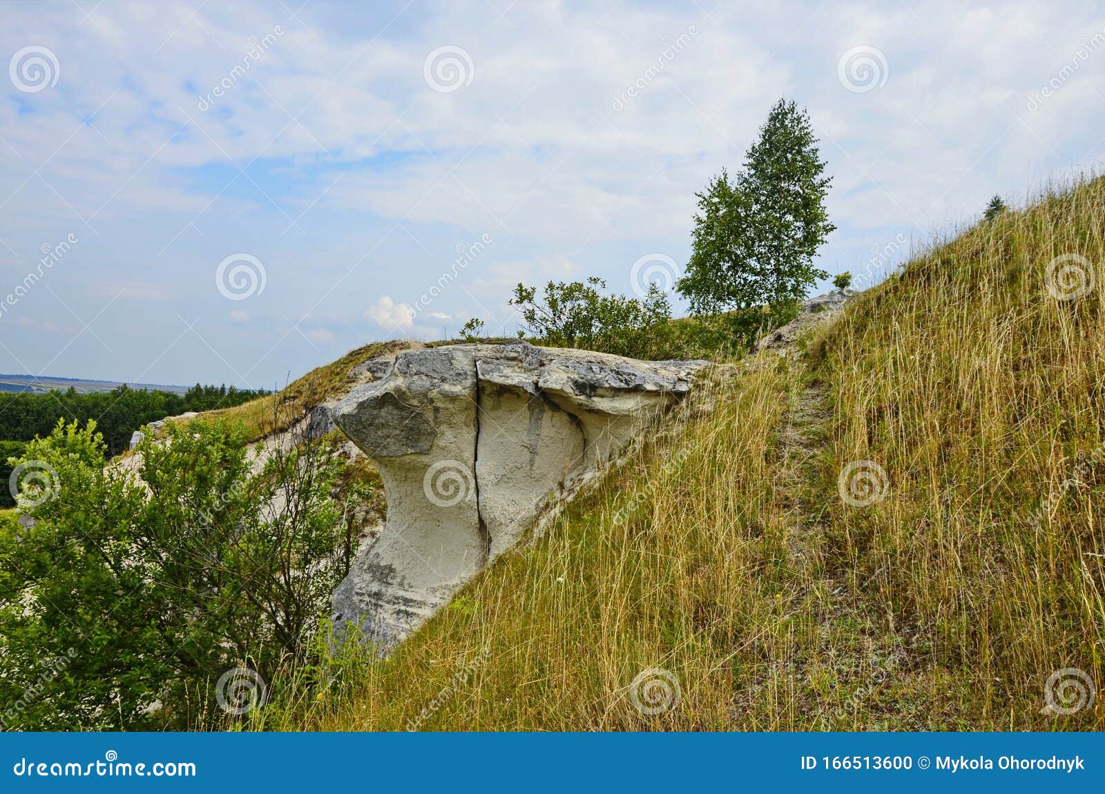 Collapse of Stones and Destruction of the Earth `s Crust Stock Photo ...