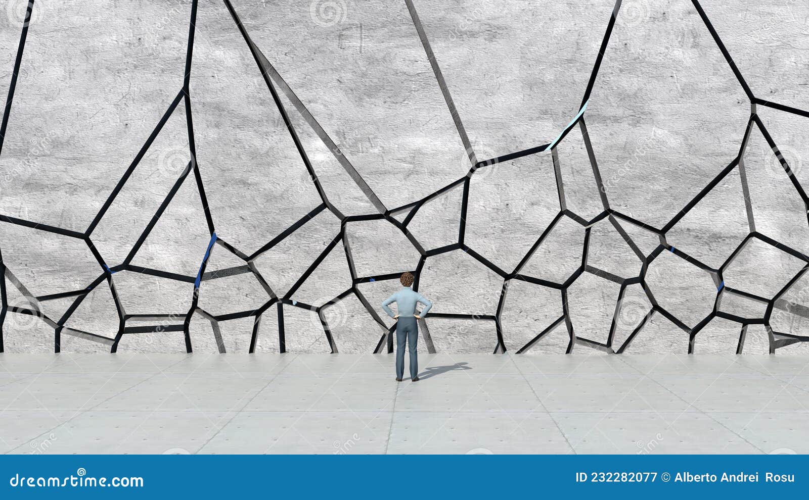 Collapse wall concept stock illustration. Illustration of crash - 232282077