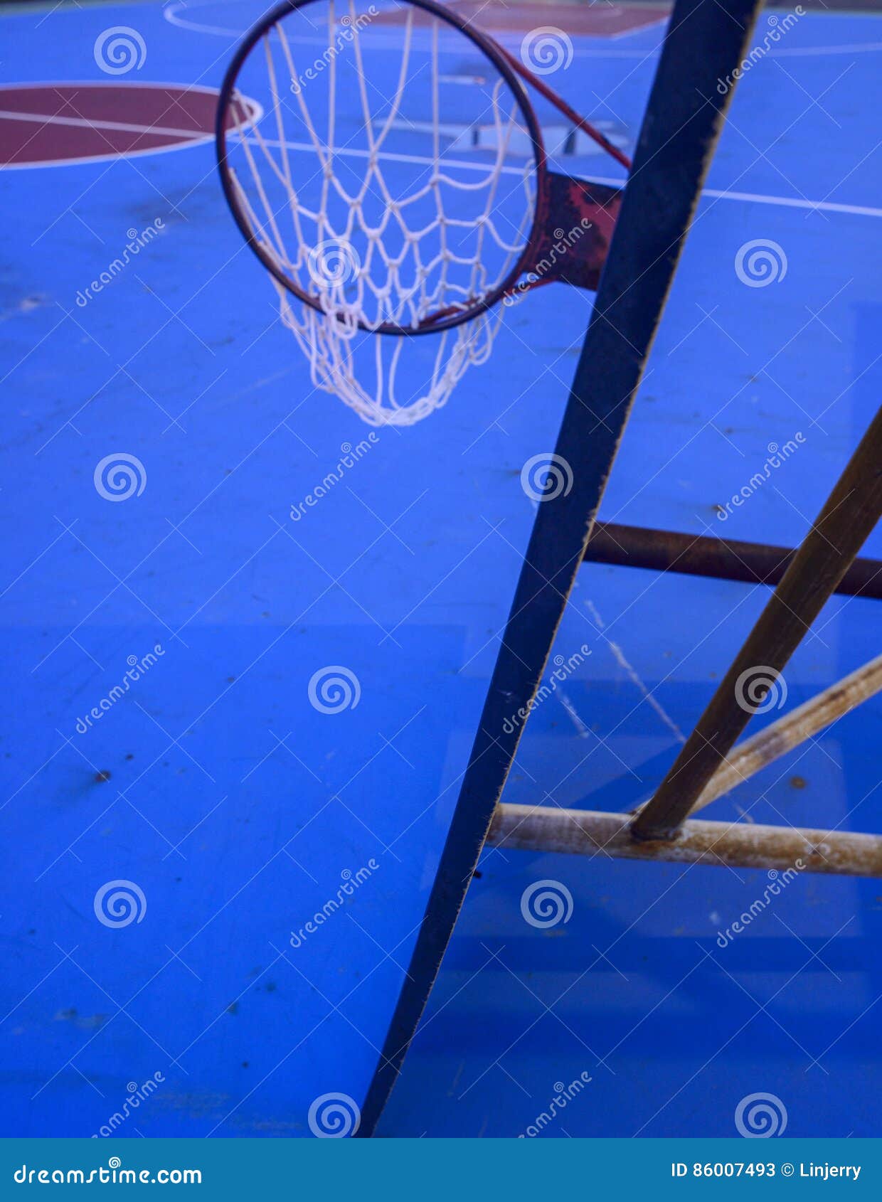 Â Collapsed Basketball Hoop AfterÂ typhoon Disaster Stock Image - Image ...
