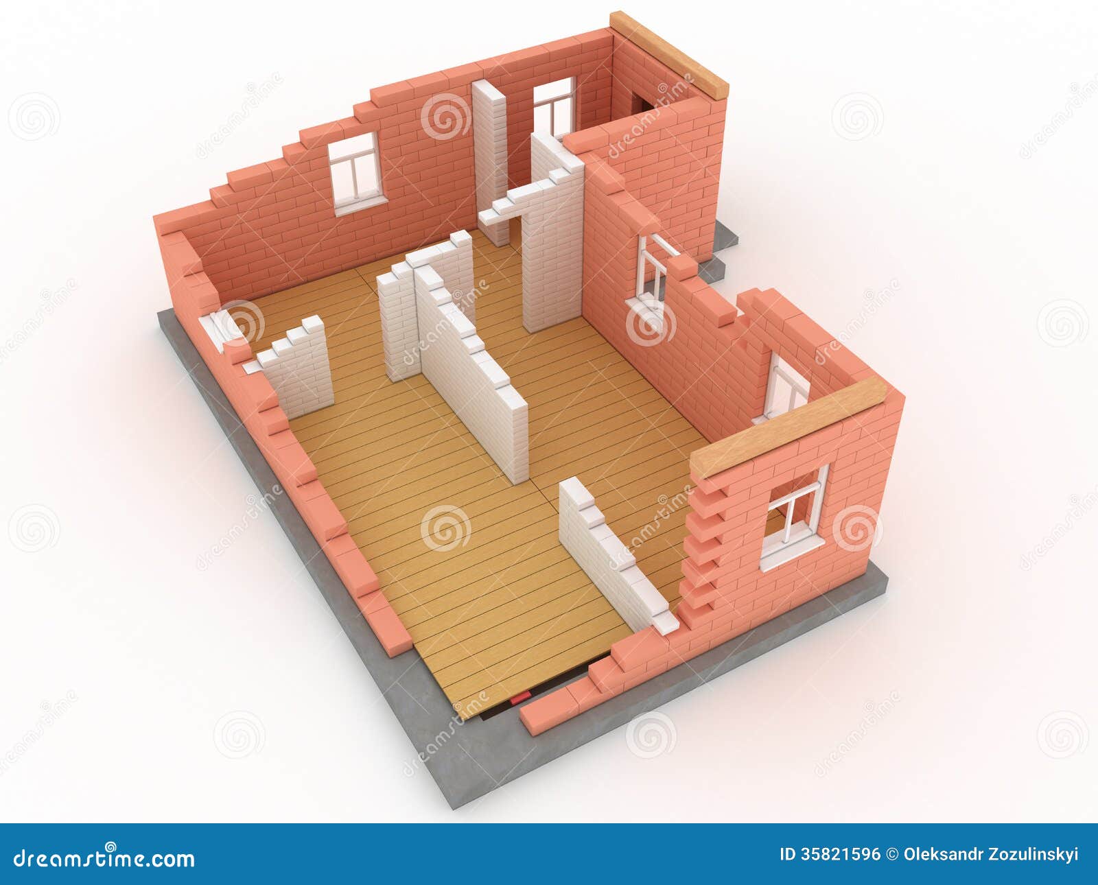 Collapsed building #2 stock illustration. Illustration of house - 35821596