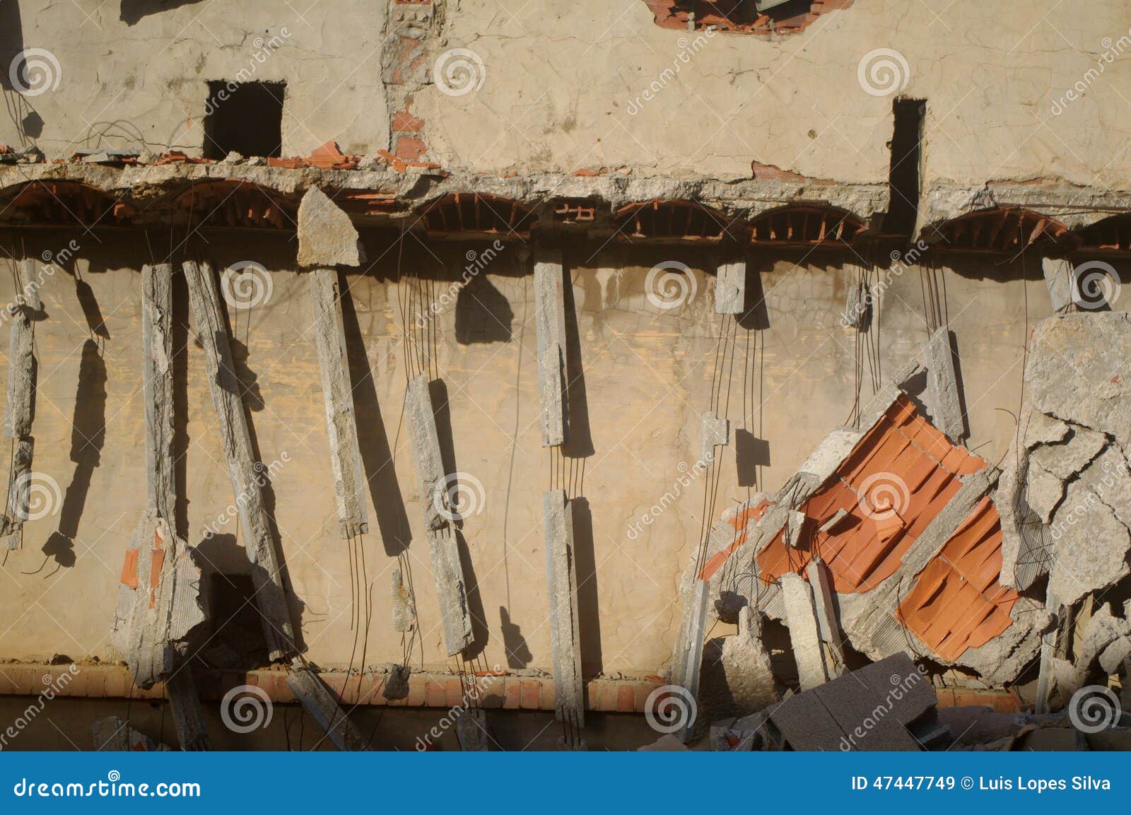 Collapsed Antique Mansion Royalty-Free Stock Photography ...