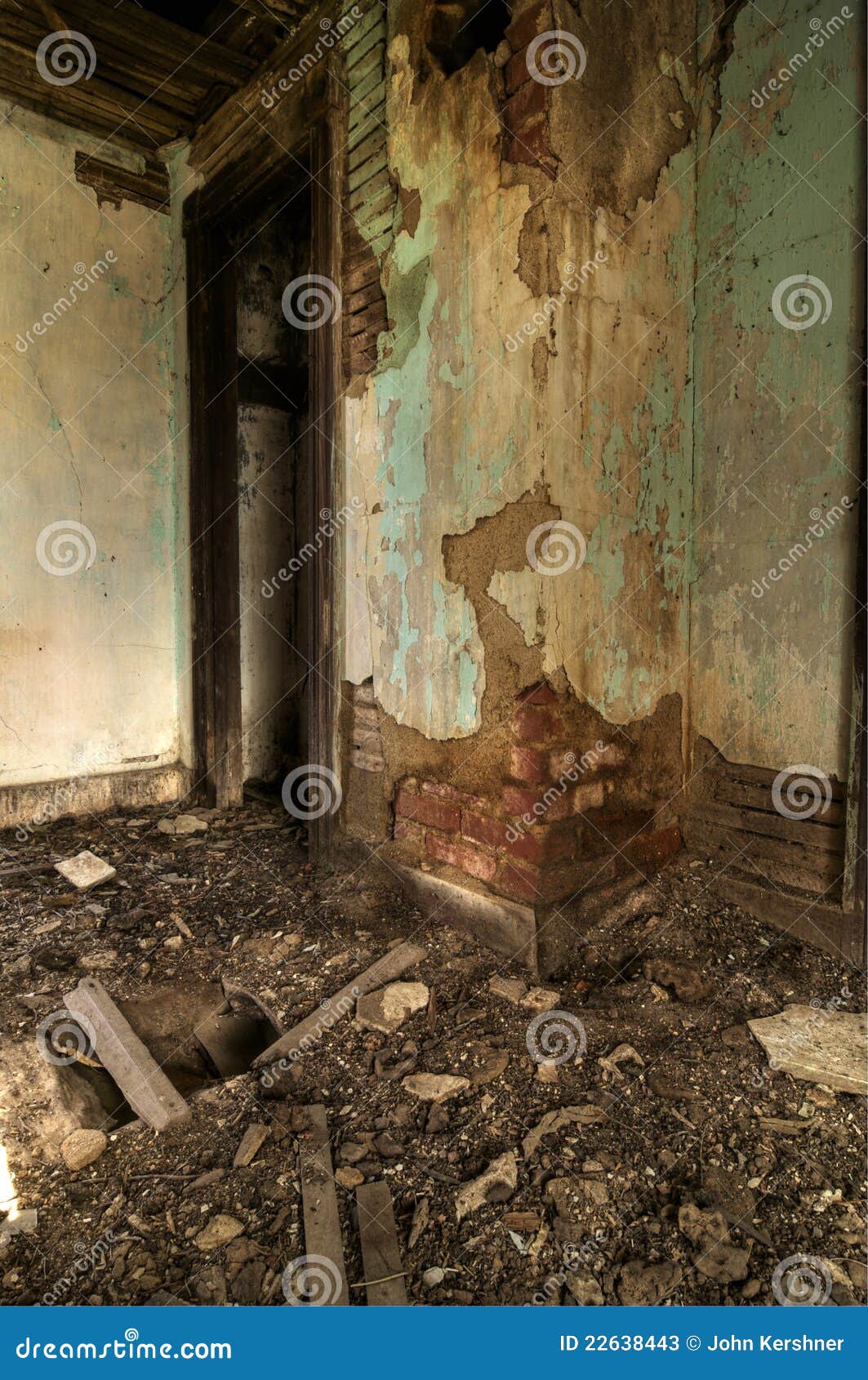 Collapsed Chimney stock image. Image of home, building - 22638443