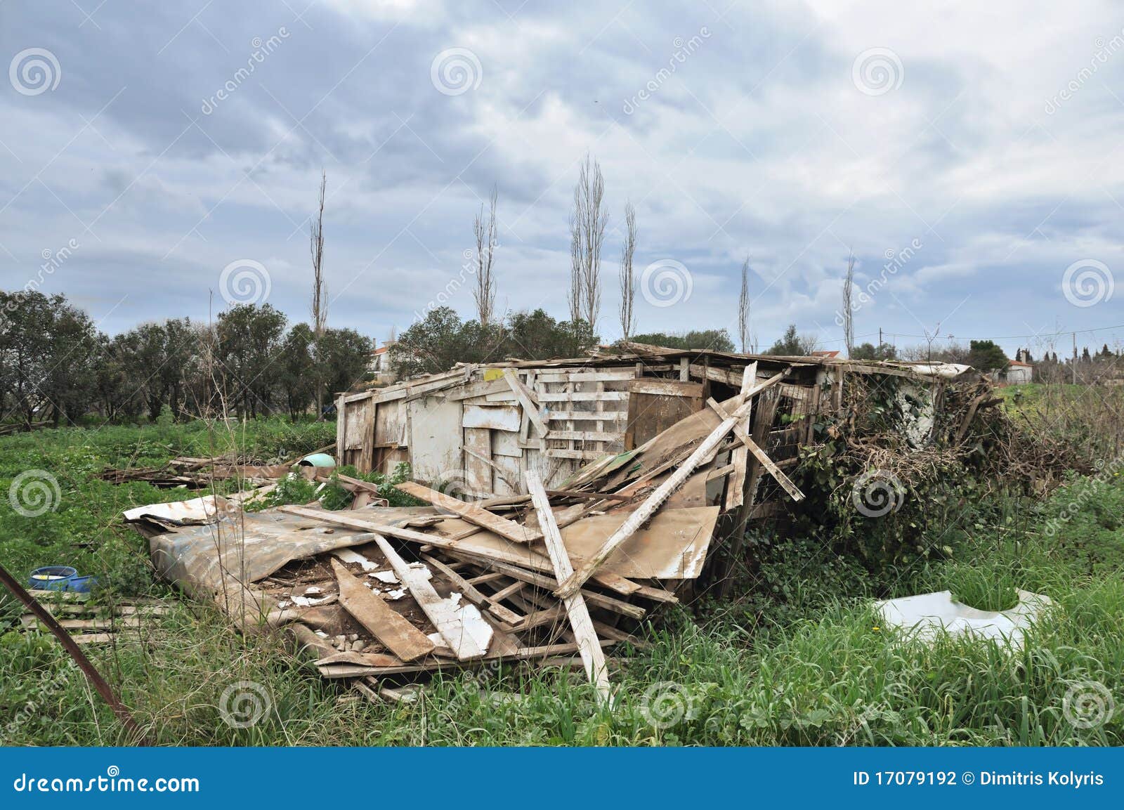 Collapsed hut stock photo. Image of deserted, architecture - 17079192