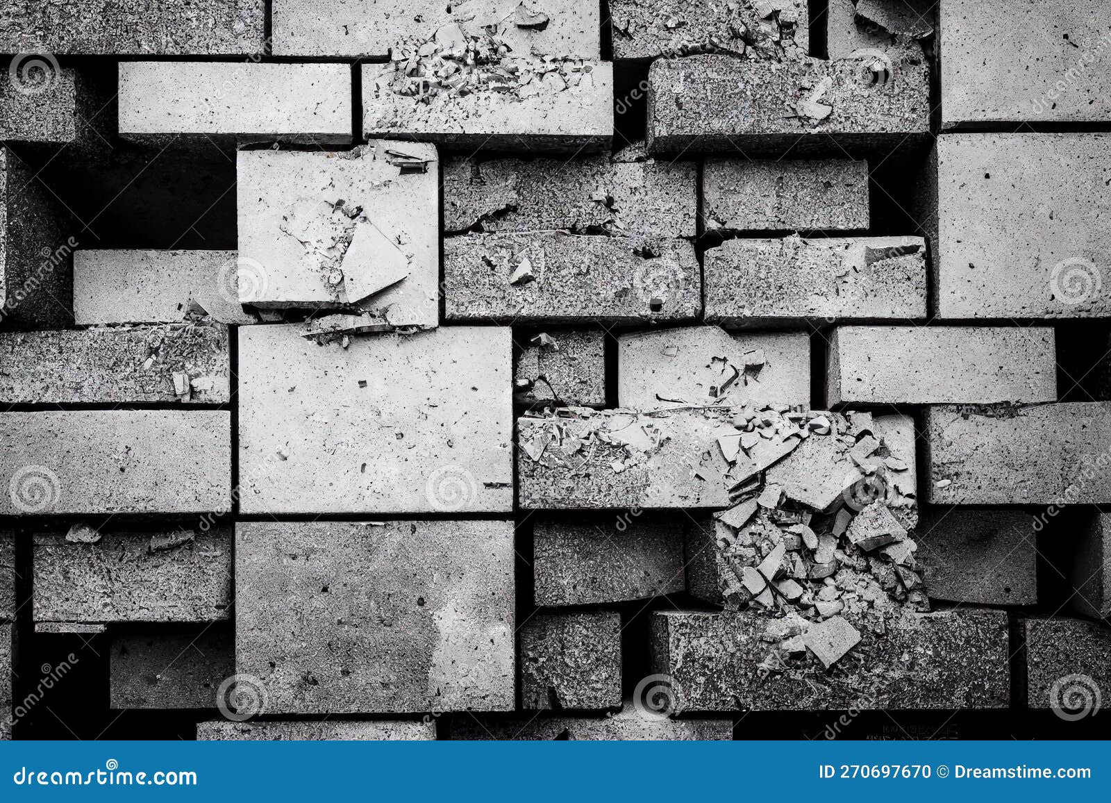 Collapsed Structures and Stone Walls of Destroyed Industrial Buildings ...