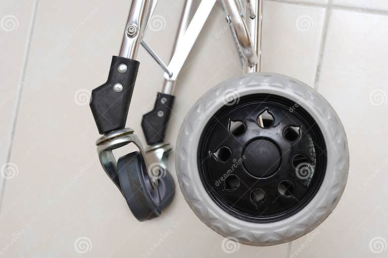 Collapsed trolley wheels stock image. Image of drive - 108701723