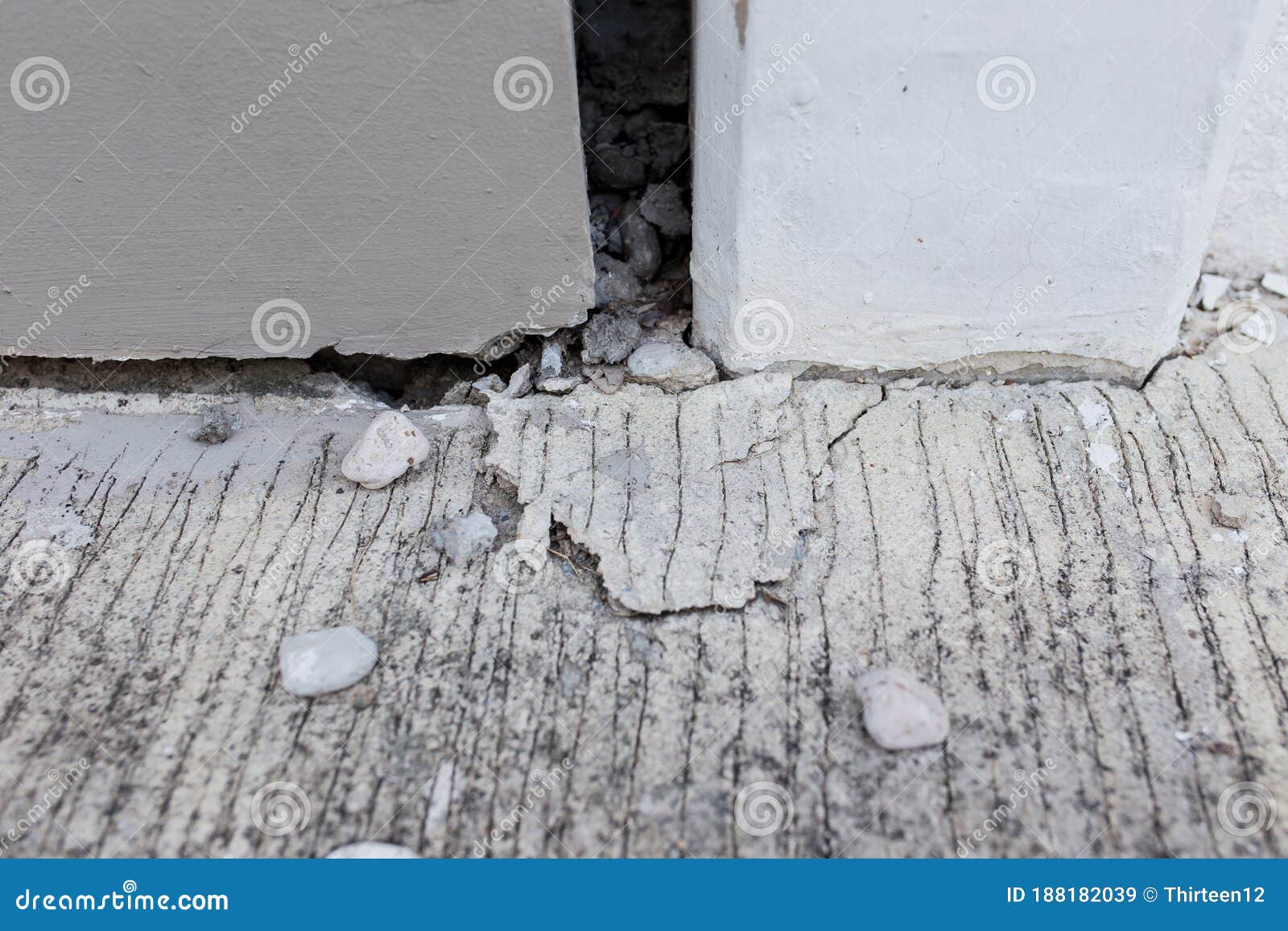 Collapsed between Wall and Floor Stock Image - Image of brown, paint ...