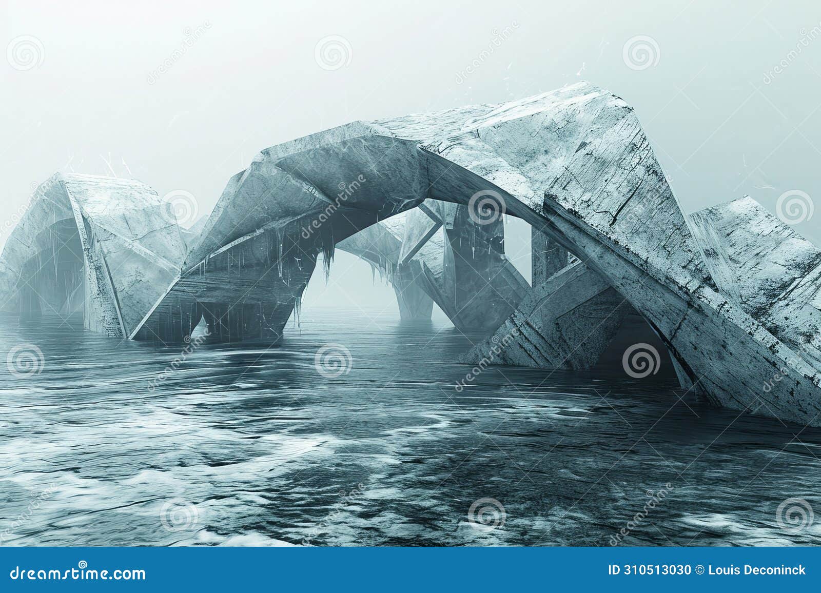 Collapsing Abstract B stock photo. Image of geometric - 310513030