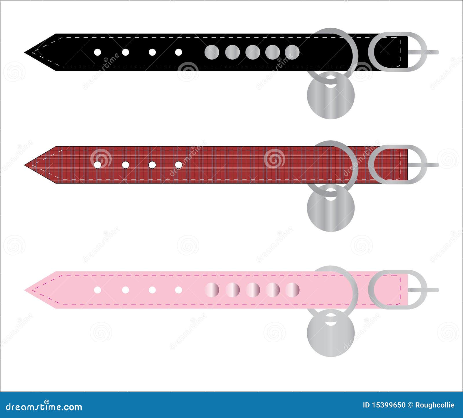 Collar de perro stock de ilustración. Ilustración de disco - 15399650