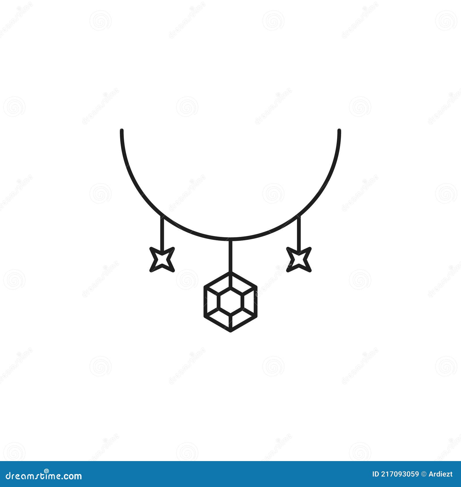 Collar Icono Plano Vector Ilustración Ilustración del Vector ...