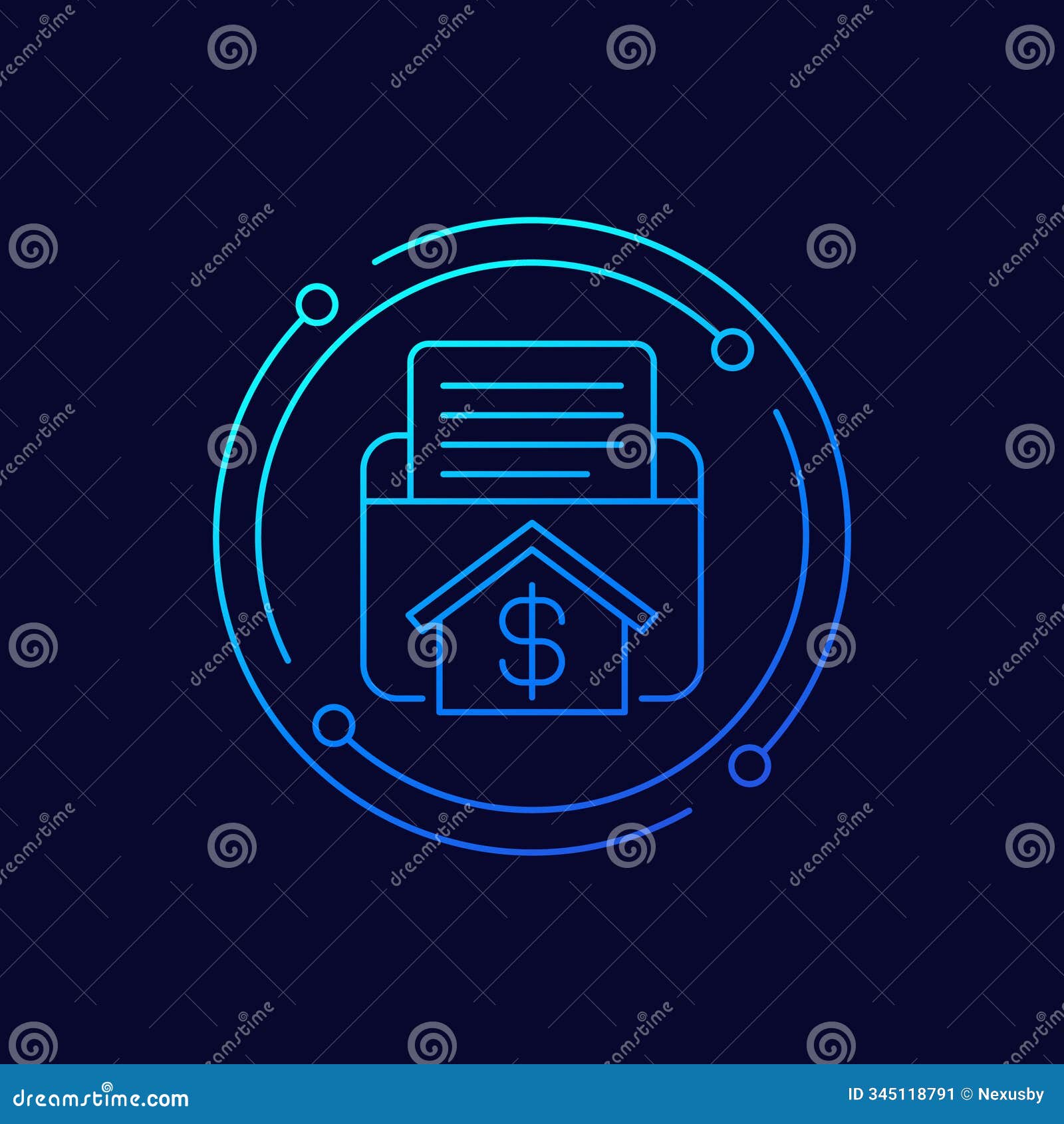 Collateral Linear Icon. Modern Outline Collateral Logo Concept O Vector ...