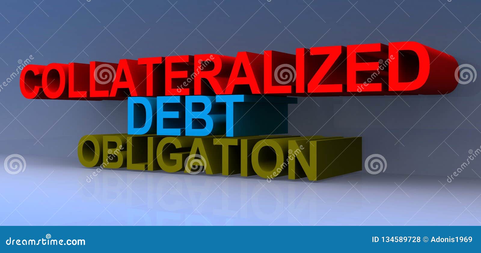 Collateralized Debt Obligation Heading Stock Illustration ...