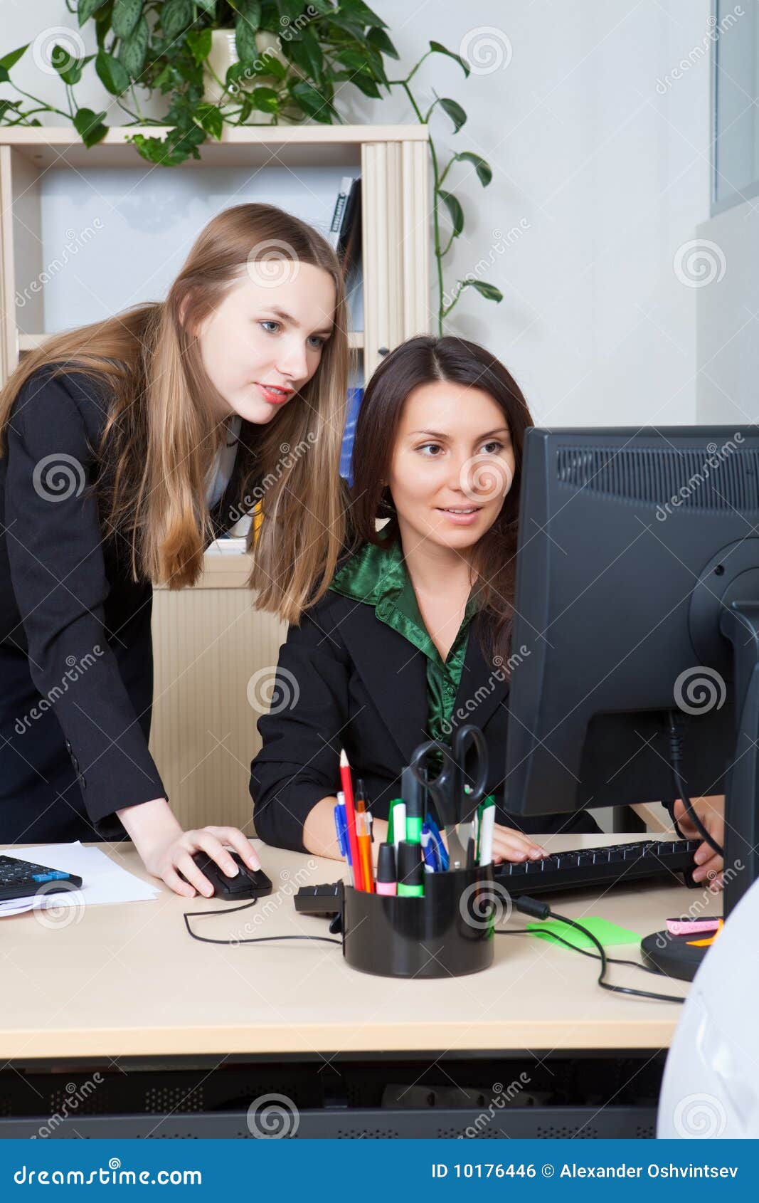 Colleague stock photo. Image of beauty, portrait, smile - 10176446