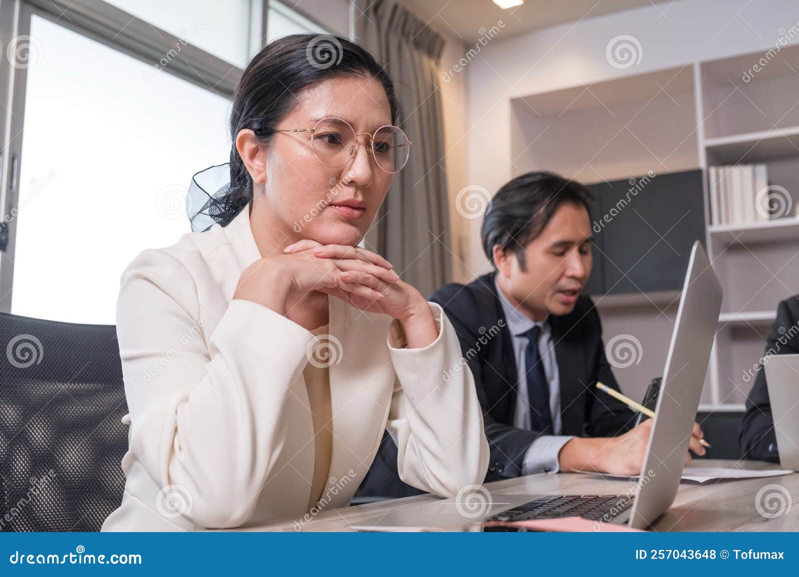Colleague of Business Working in Office Stock Photo - Image of ...