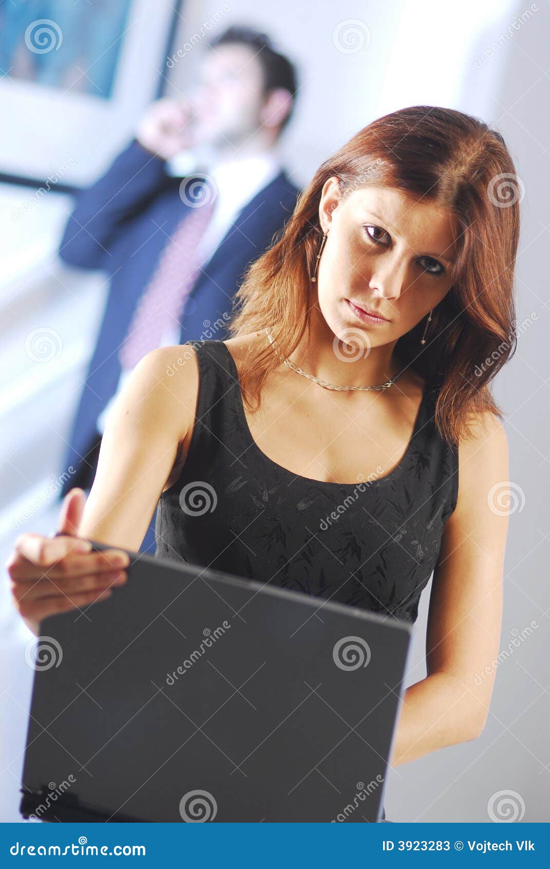 Colleague in an office stock image. Image of workmates - 3923283