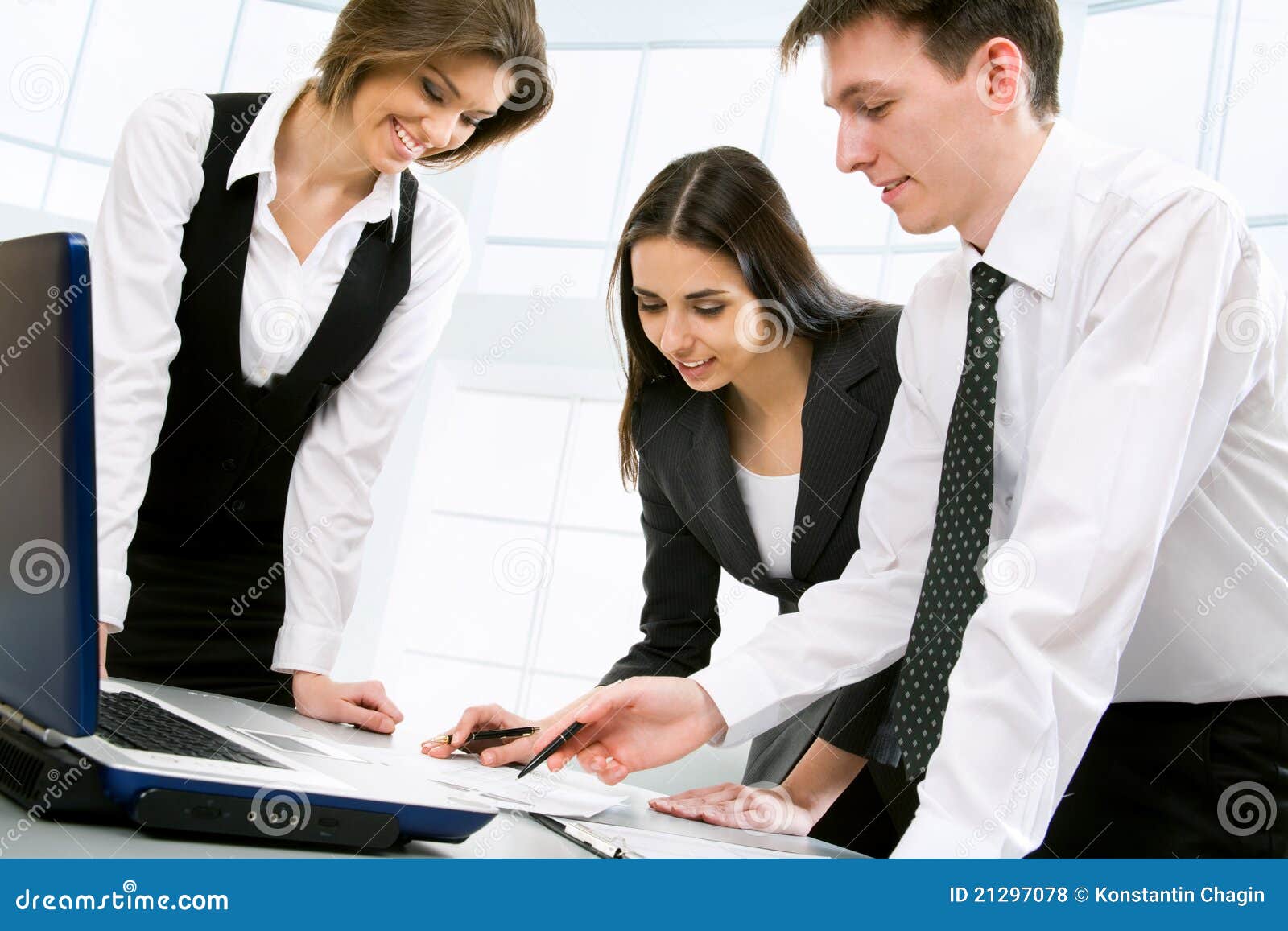 Colleagues stock photo. Image of people, coworkers, corporate - 21297078