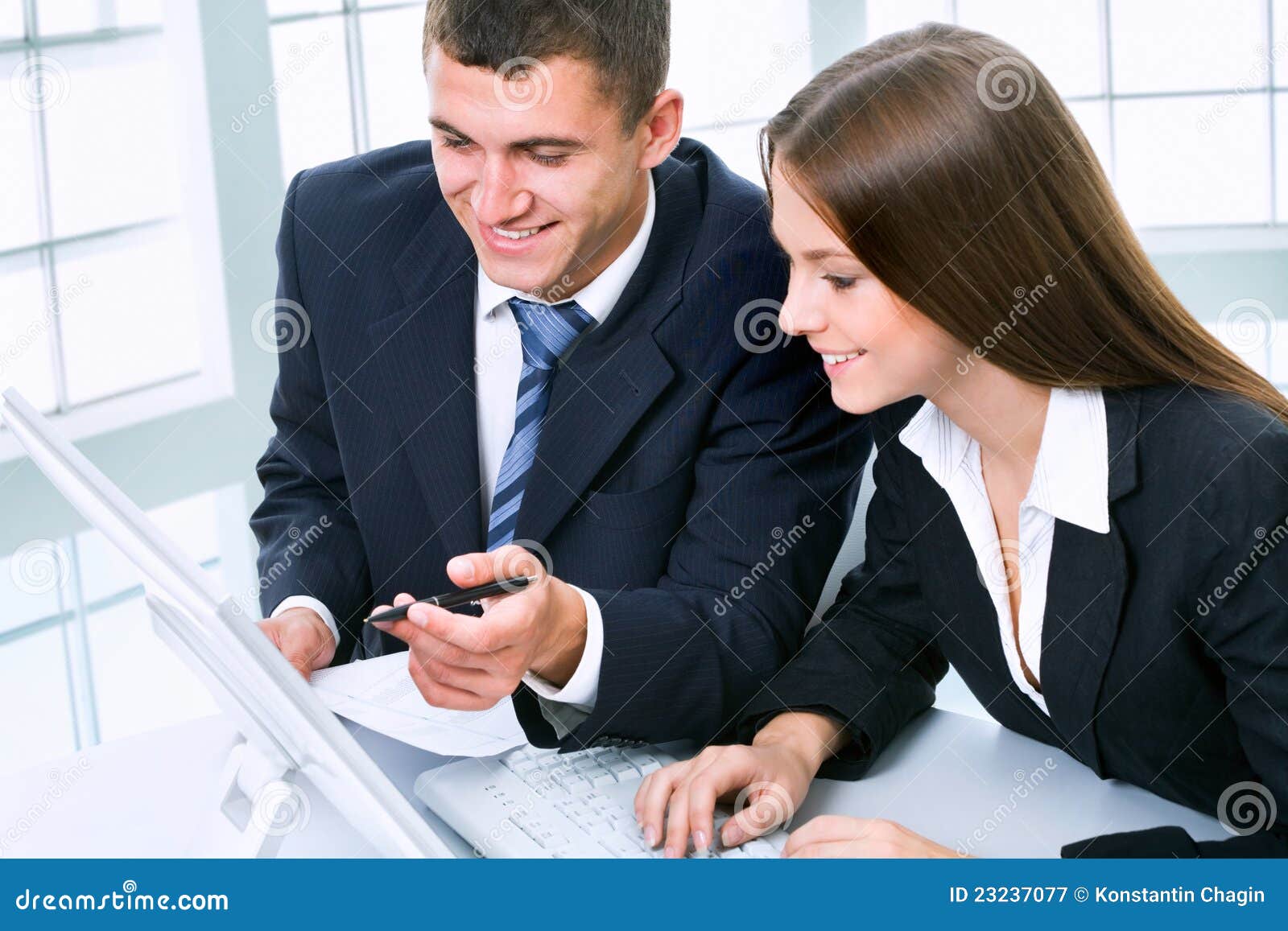 Colleagues stock image. Image of businesswomen, attractive - 23237077