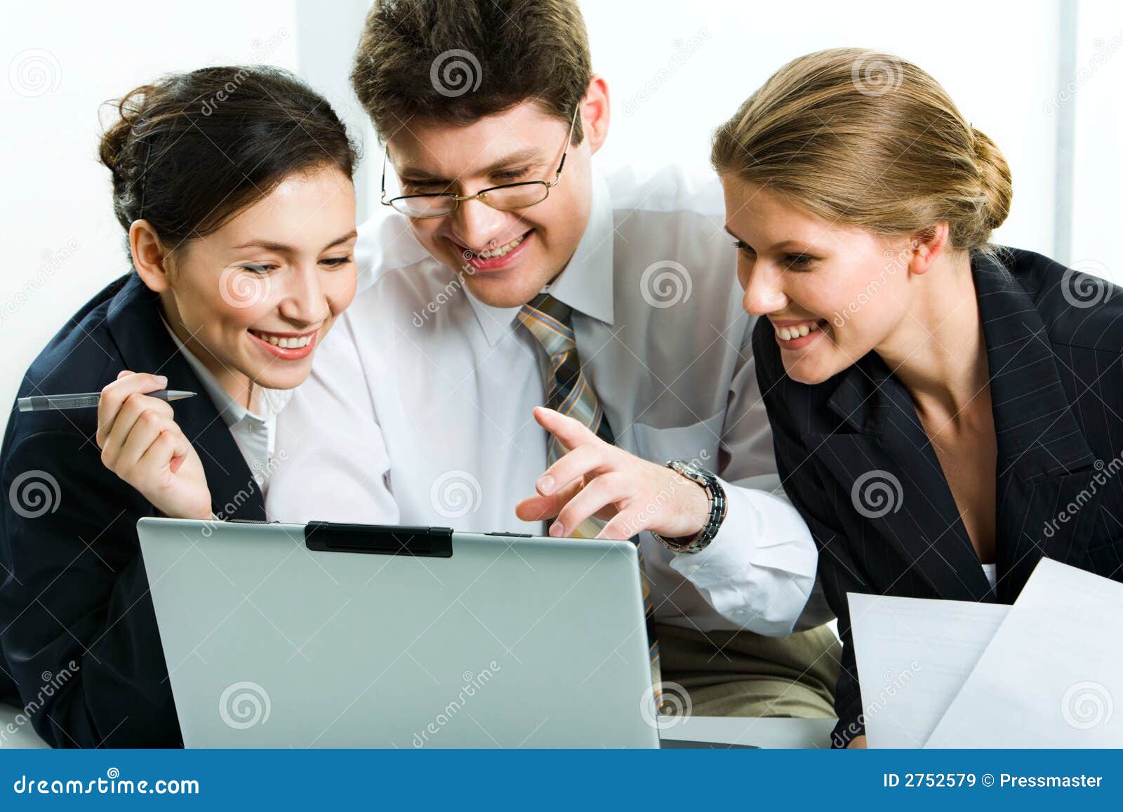 Colleagues stock image. Image of partnership, showing - 2752579