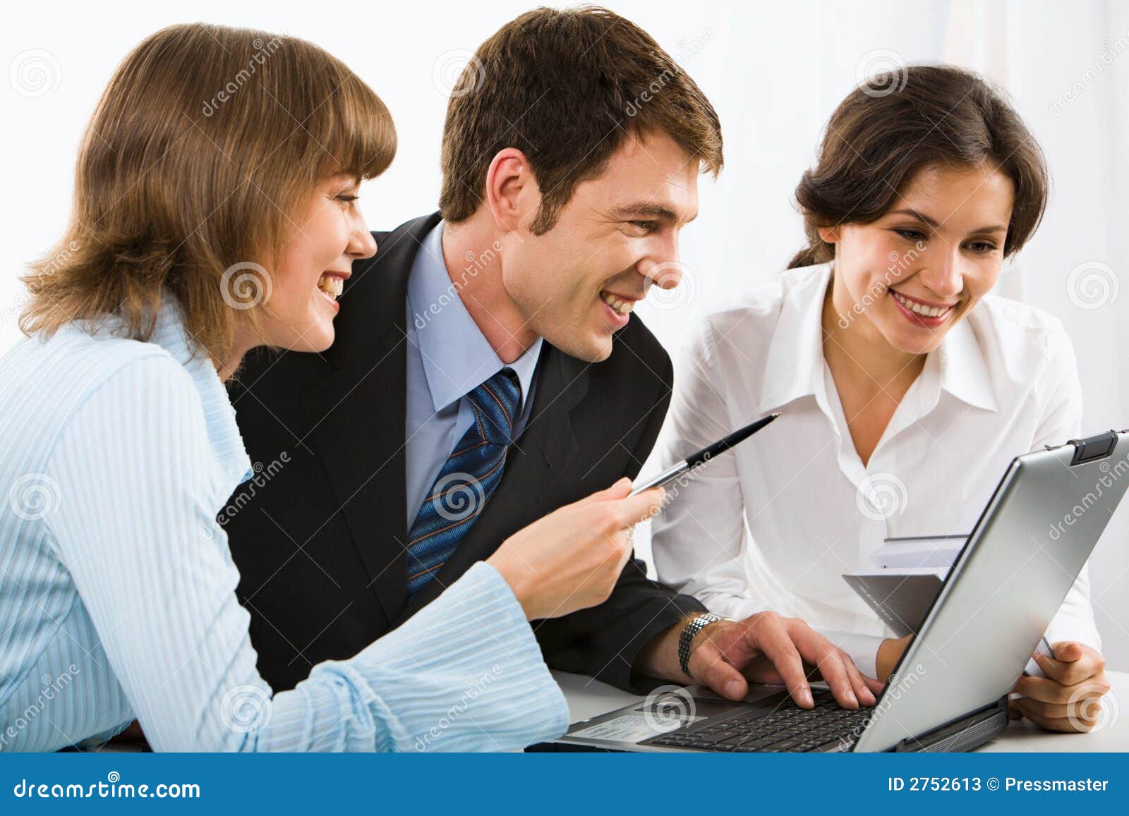 Colleagues stock image. Image of discuss, communication - 2752613