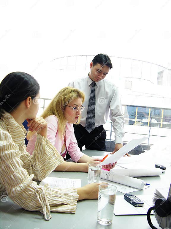 Colleagues stock image. Image of finger, computer, eyes - 90163