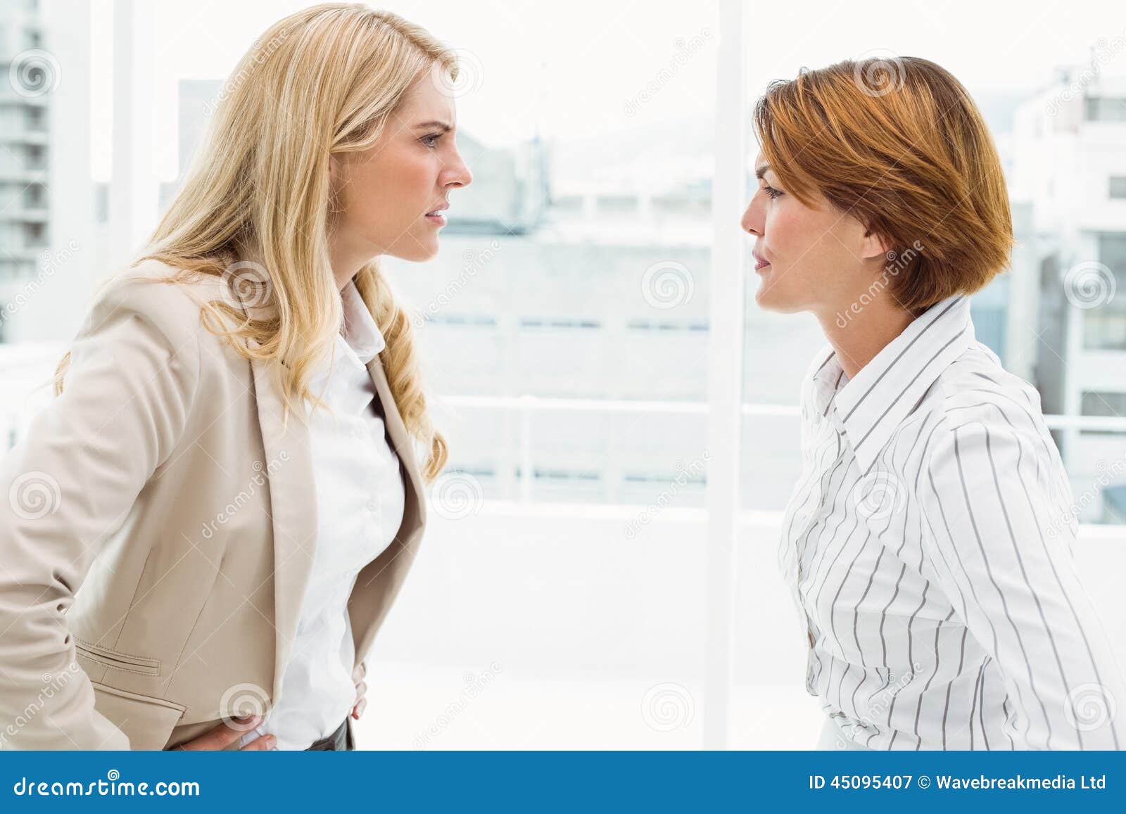 Colleagues in an Argument at Office Stock Image - Image of problem ...