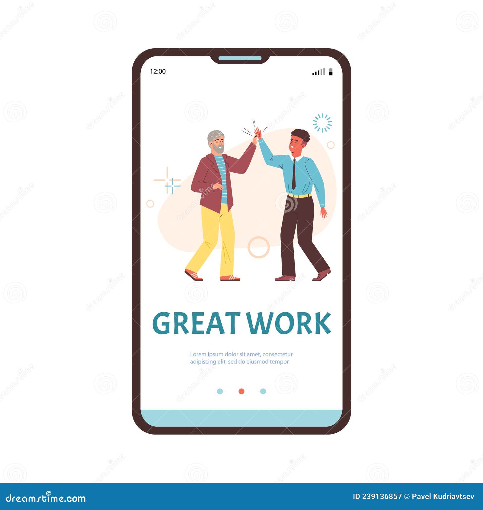 Colleagues Clap Hands and Congratulate Each Other with Great Work ...