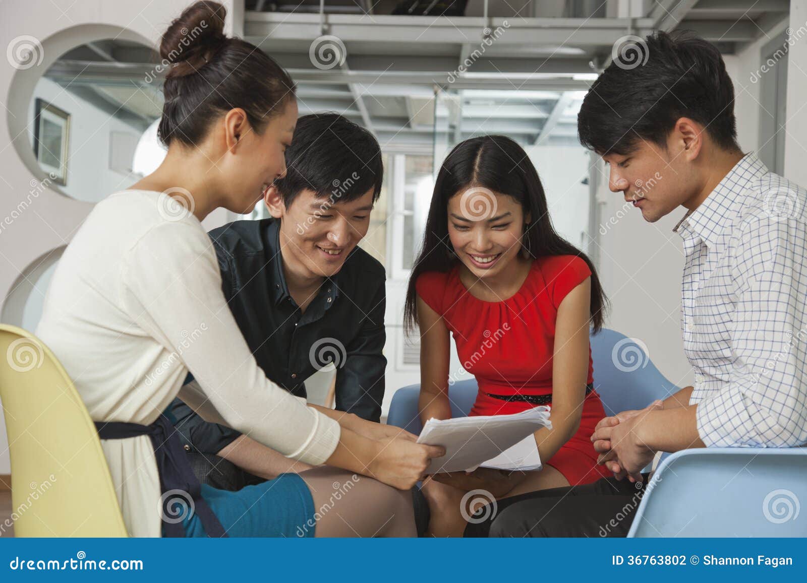 Colleagues in Creative Meeting Stock Photo - Image of decisions ...