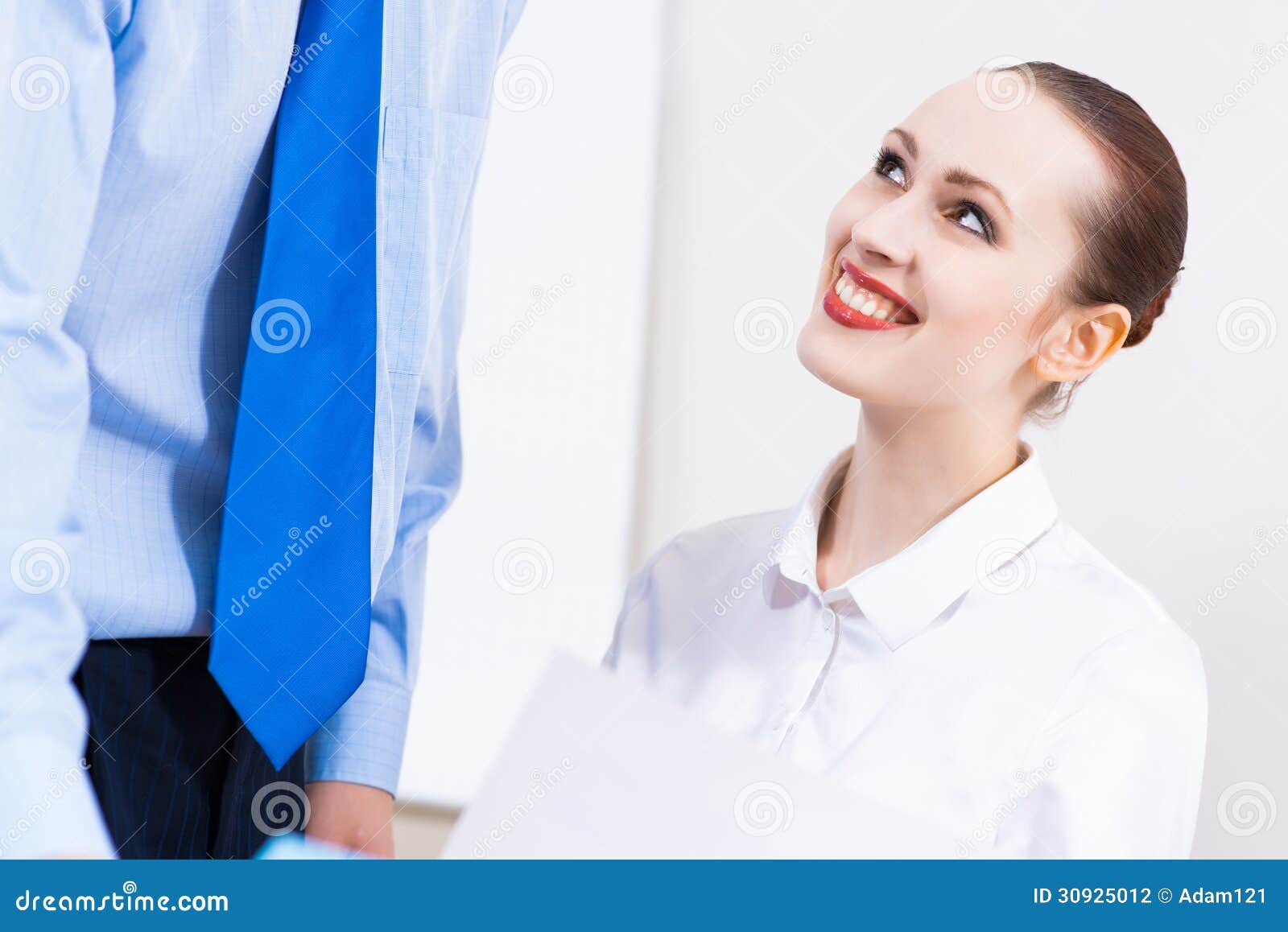 Colleagues Discuss the Reports Stock Photo - Image of business, adult ...