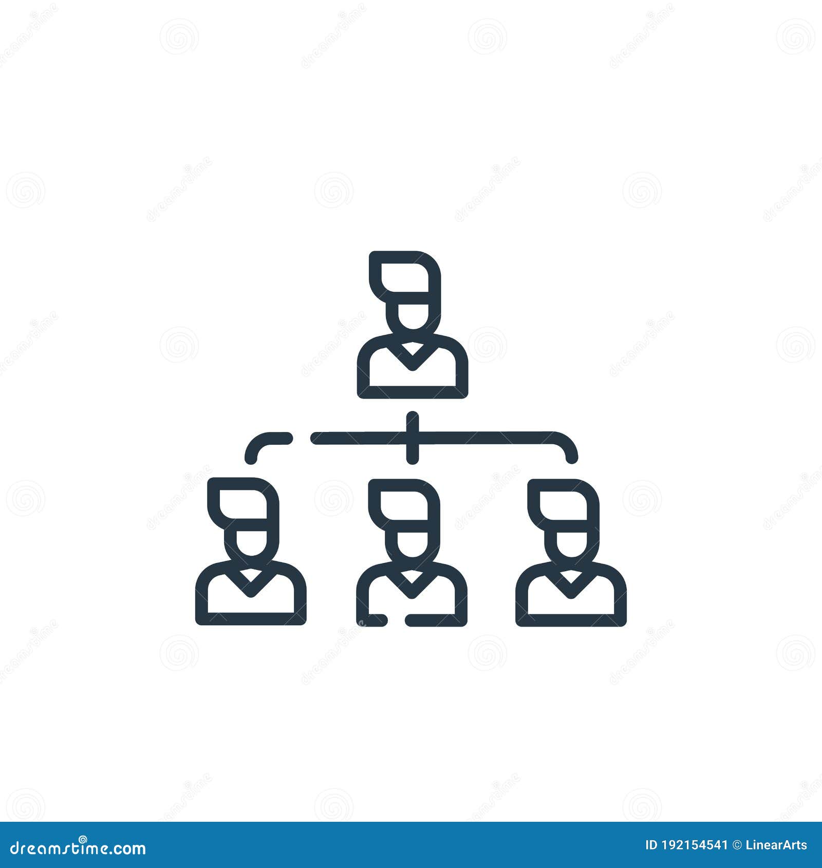 Colleagues Icon Vector from Office Concept. Thin Line Illustration of ...