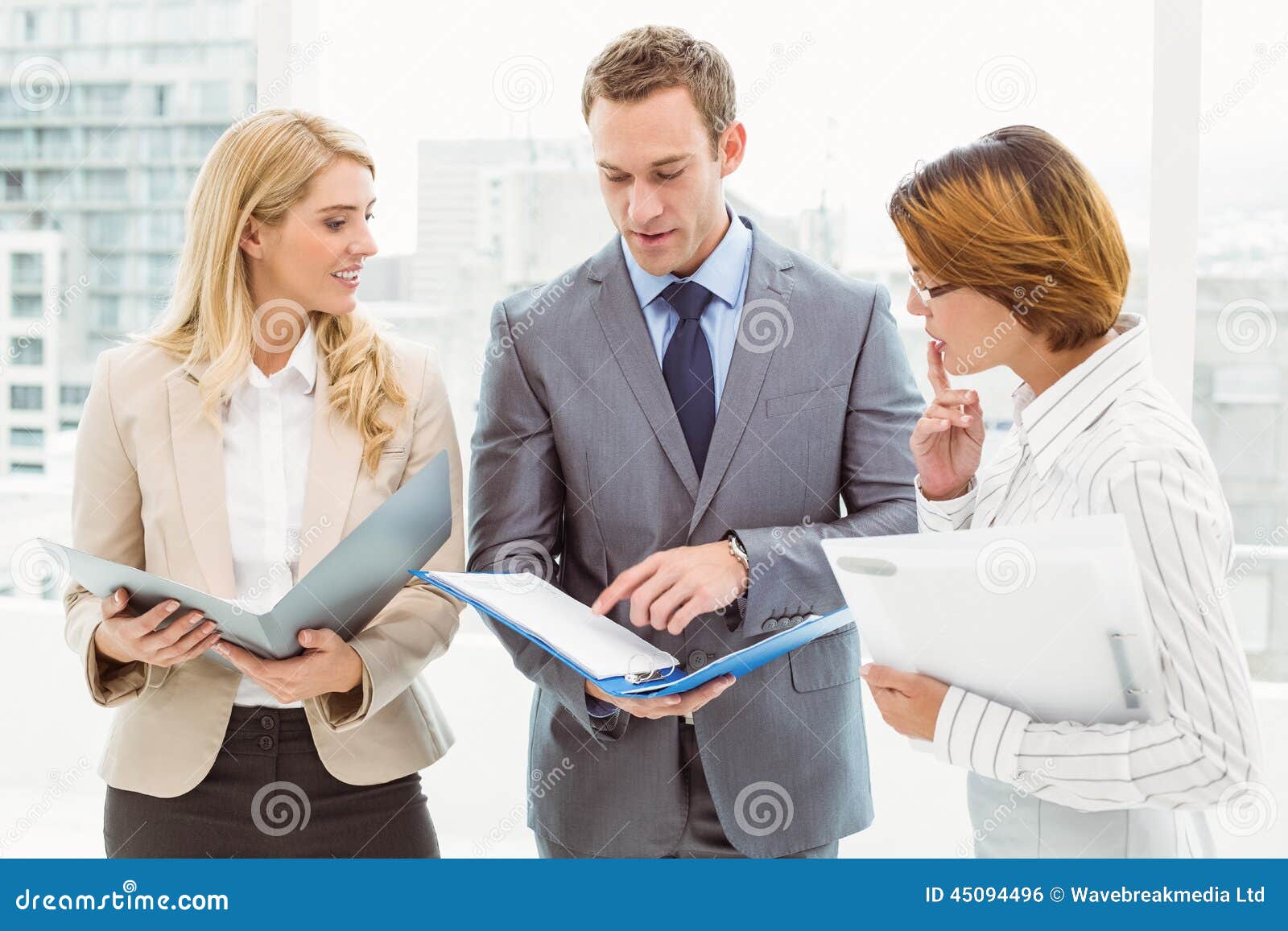Colleagues in Meeting at Office Stock Photo - Image of workplace ...