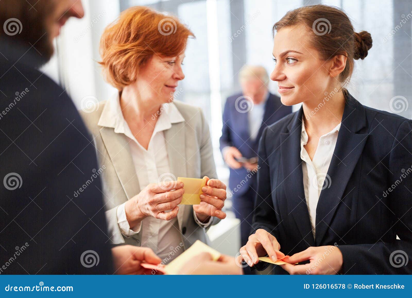 Colleagues in Team Building Workshop Stock Photo - Image of young ...