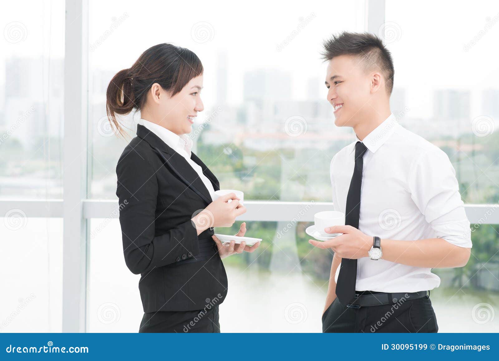 Tea break stock image. Image of interacting, mealtime - 30095199