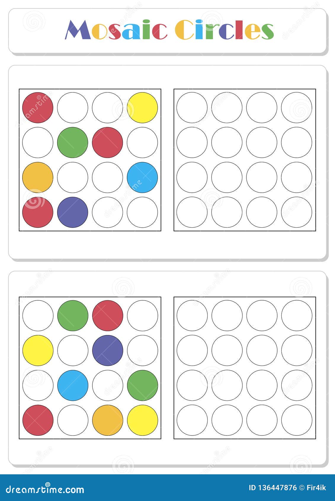 Collect the Correct Sequence Stock Vector - Illustration of abstract ...