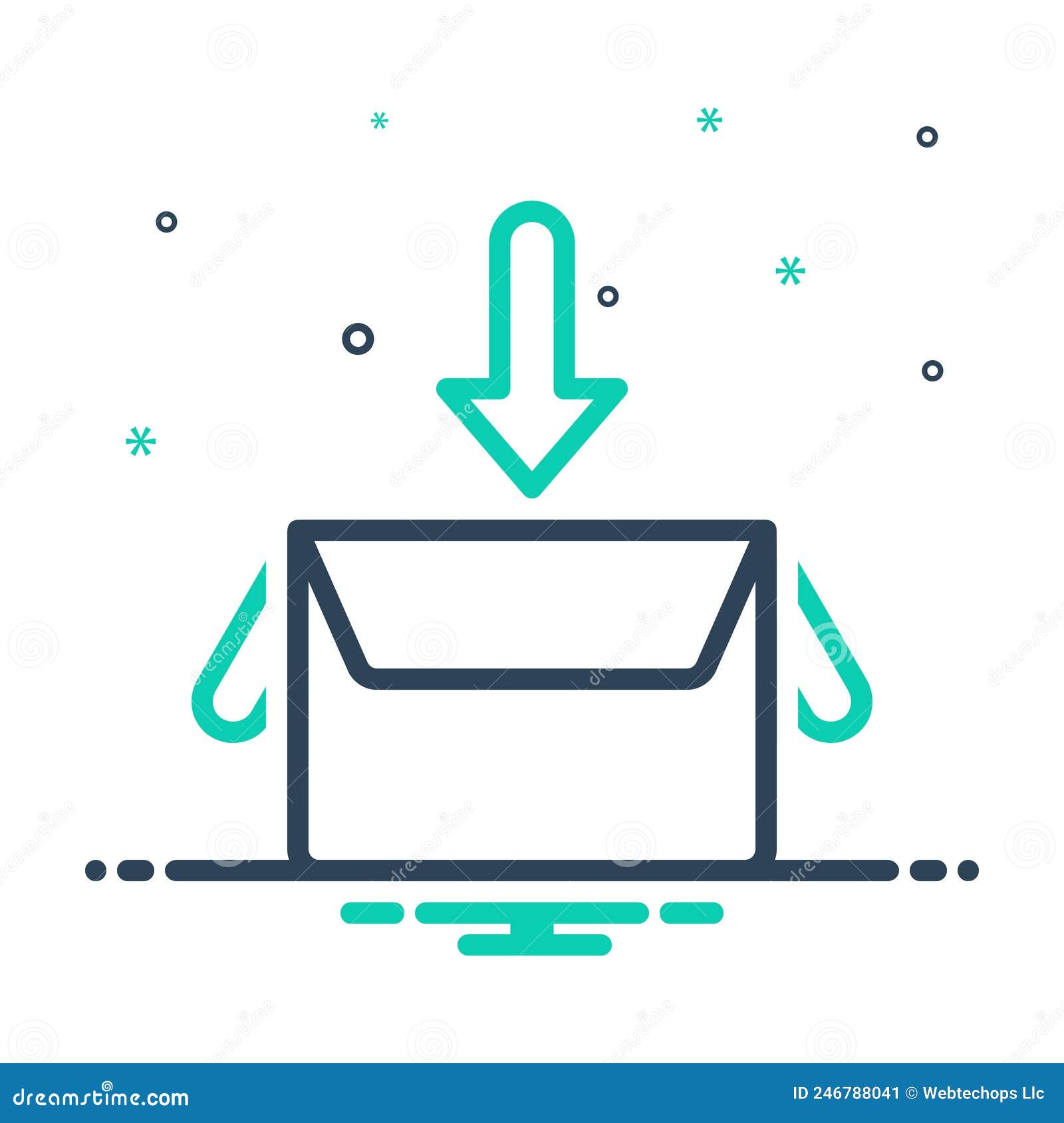 Mix Icon for Collect, Box and Gather Stock Vector - Illustration of ...