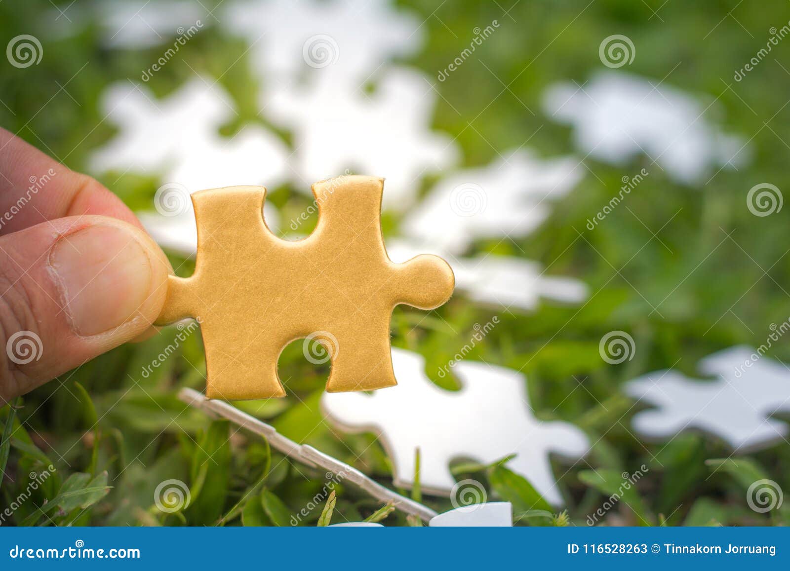 Collect the Puzzle Pieces that Fall on the Floor. Problem Solving Stock ...