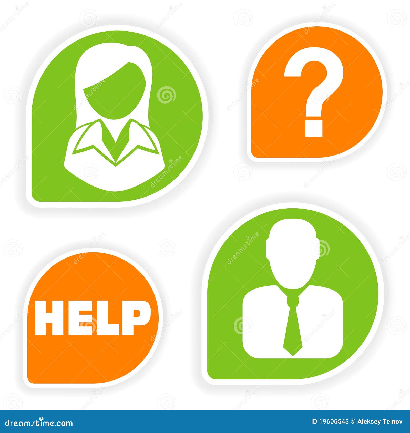 Collect Sticker stock vector. Illustration of person - 19606543