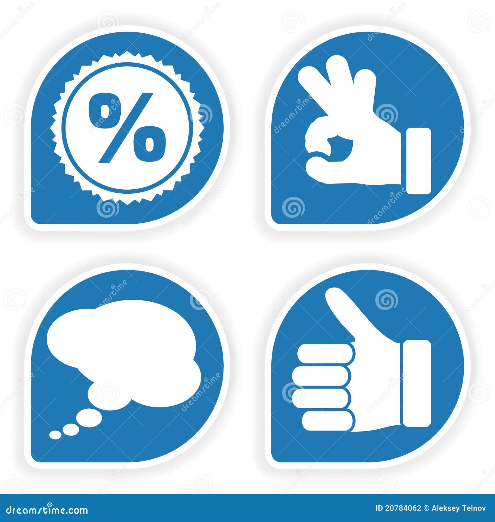 Collect Sticker with Hand Icon Stock Vector - Illustration of percent ...