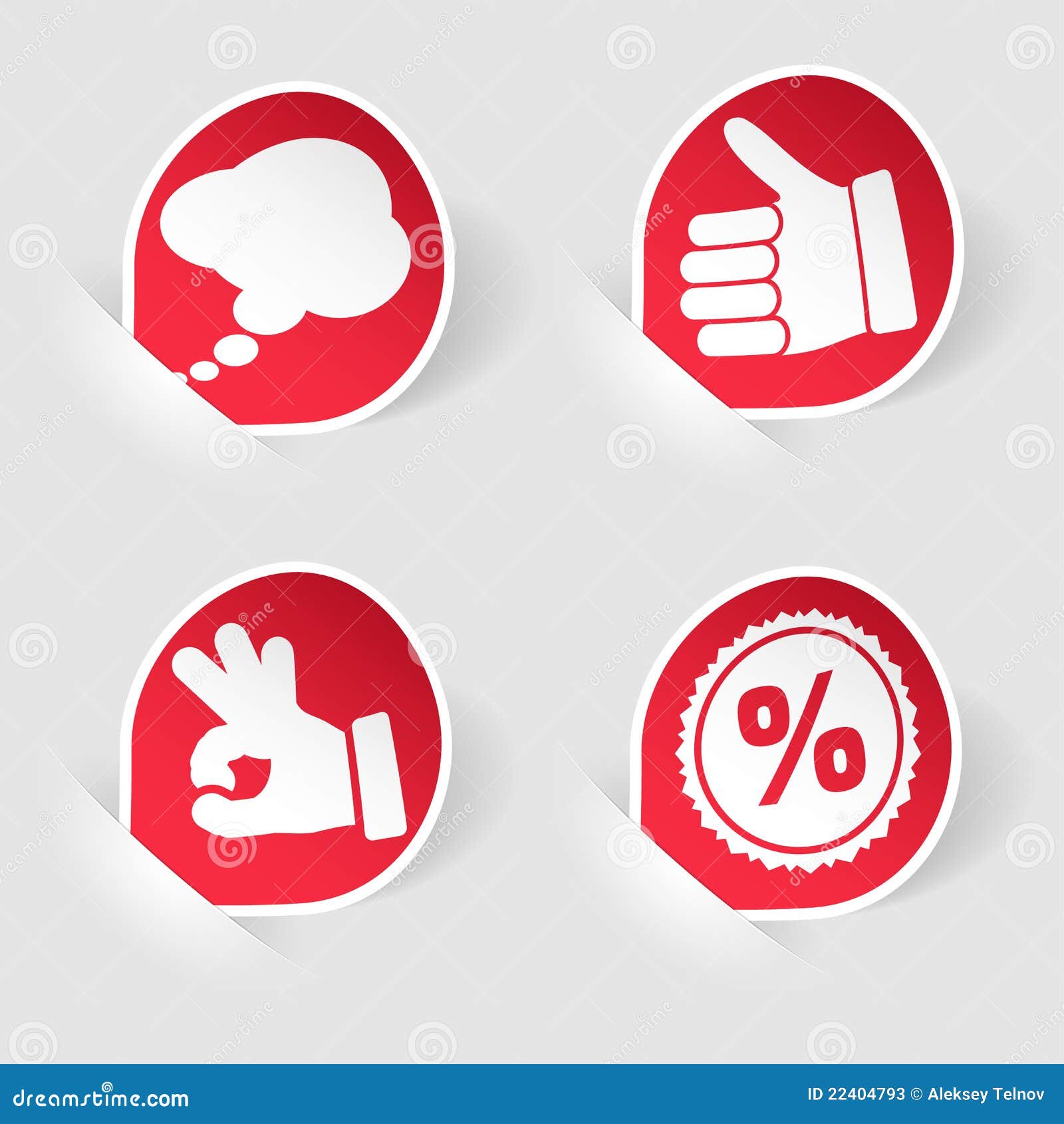 Collect Sticker with Hand and Speech Bubble Stock Vector - Illustration ...
