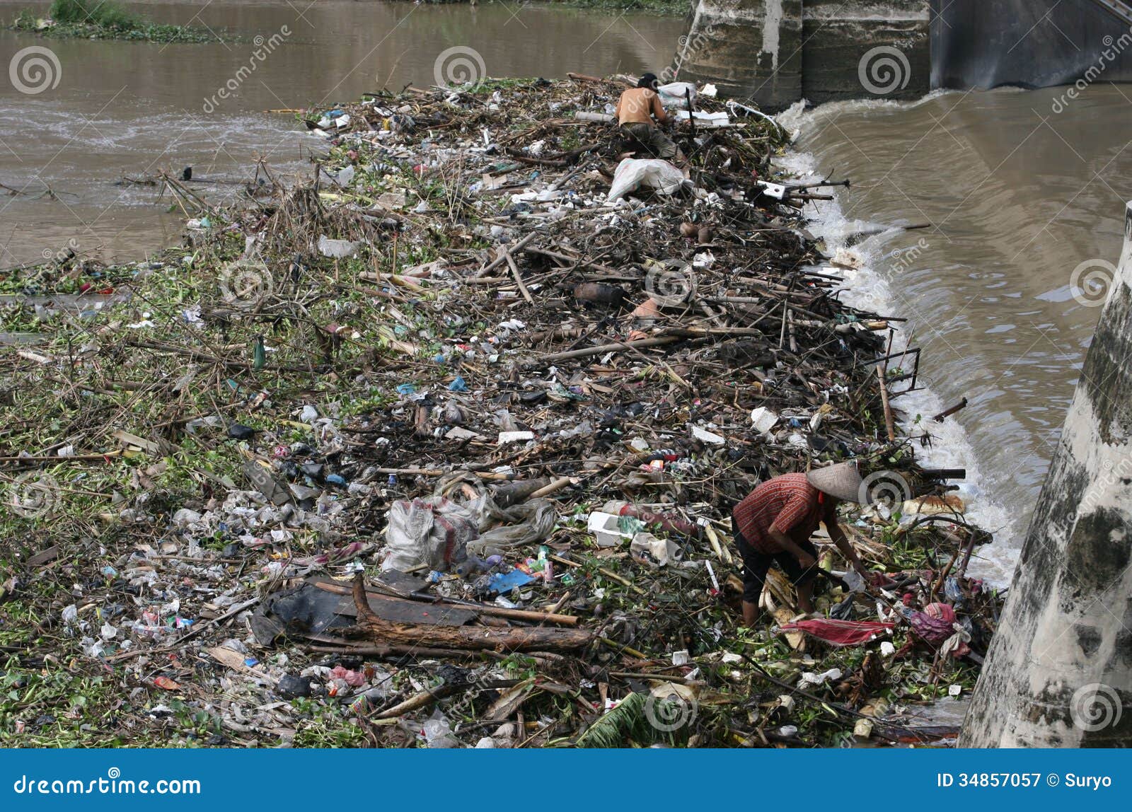 Collect trash editorial photography. Image of scavenger - 34857057