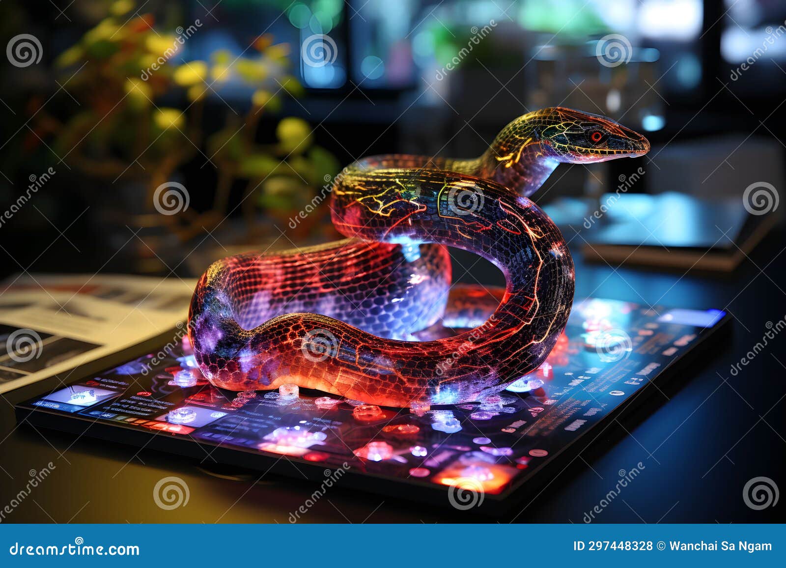 Collected Data on a Small Square Hologram, Showing the Structure of a ...