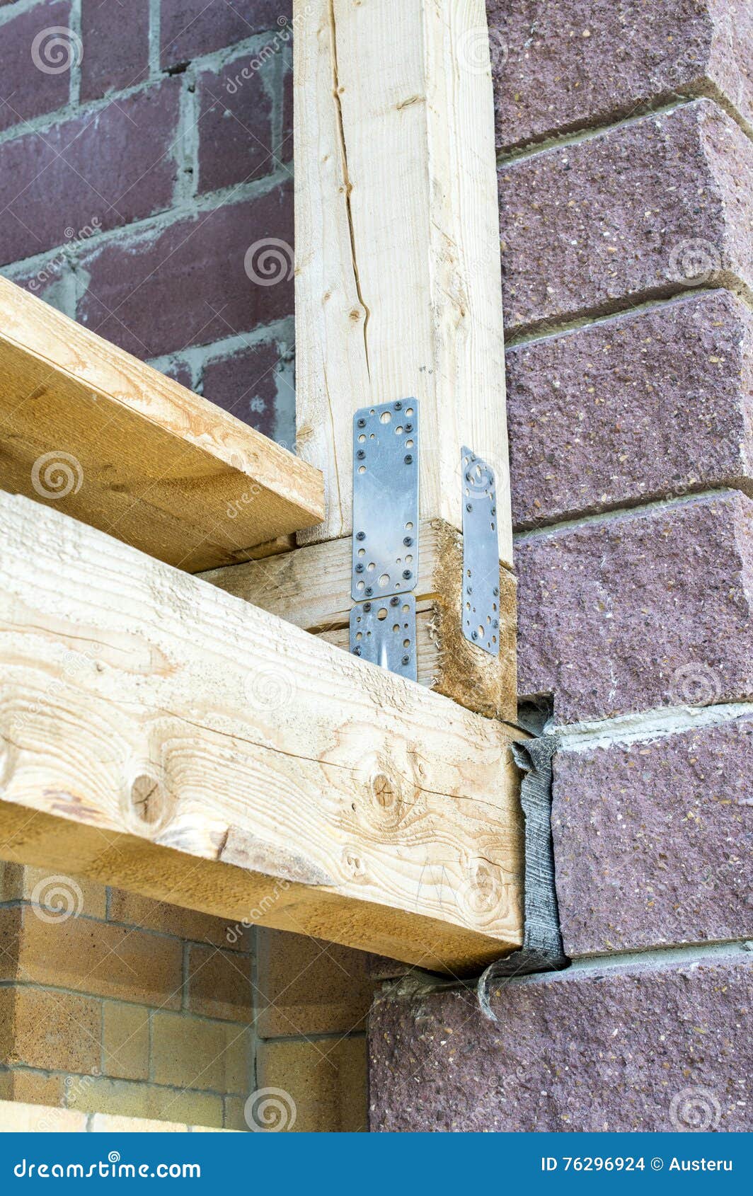 Collected wooden framework stock photo. Image of residential - 76296924