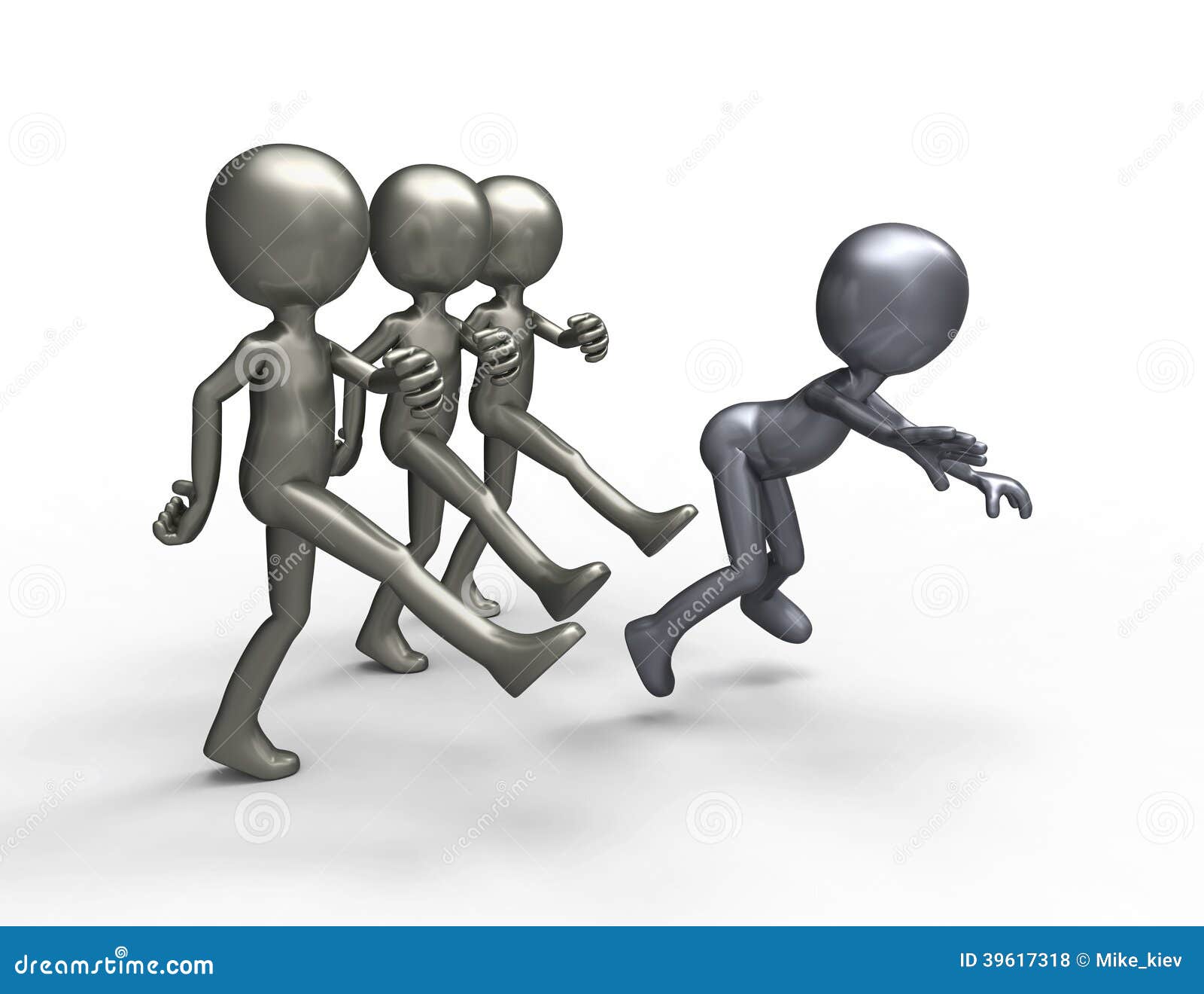 Collectieve verdediging stock illustratie. Illustration of agressie ...