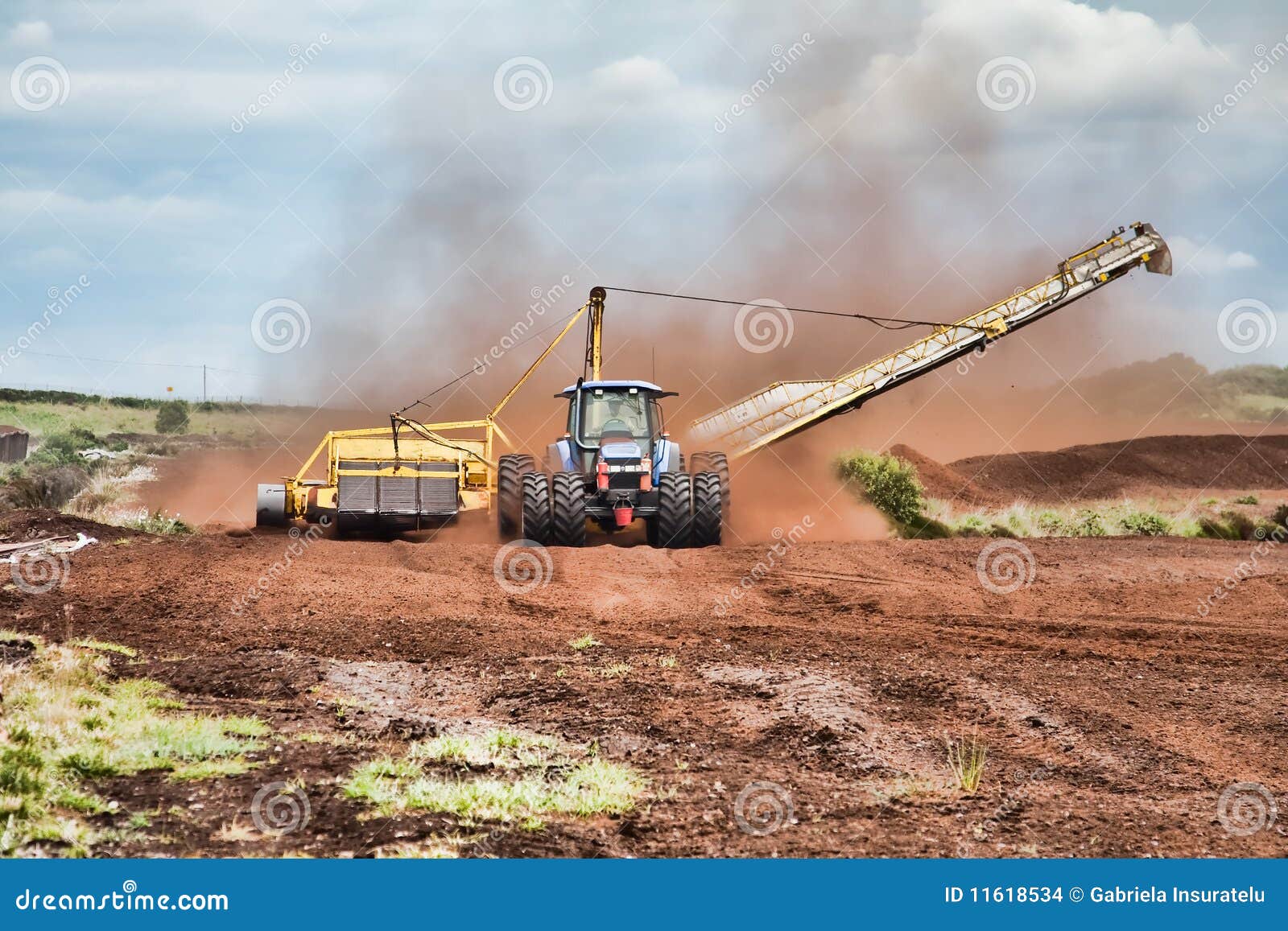 Collecting bog stock photo. Image of peat, natural, machine - 11618534
