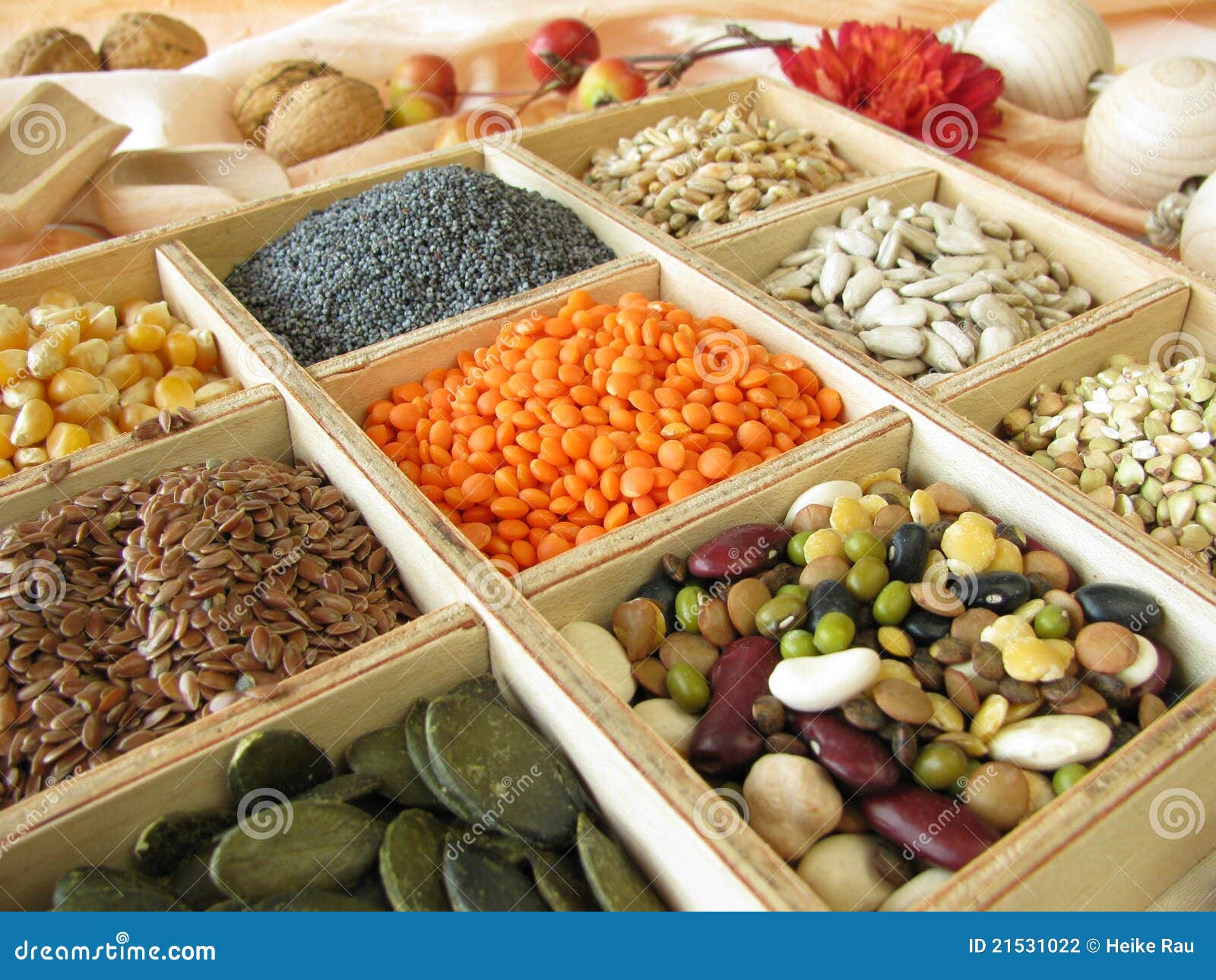 Collecting Box with Ingredients Stock Photo - Image of spelt, kitchen ...