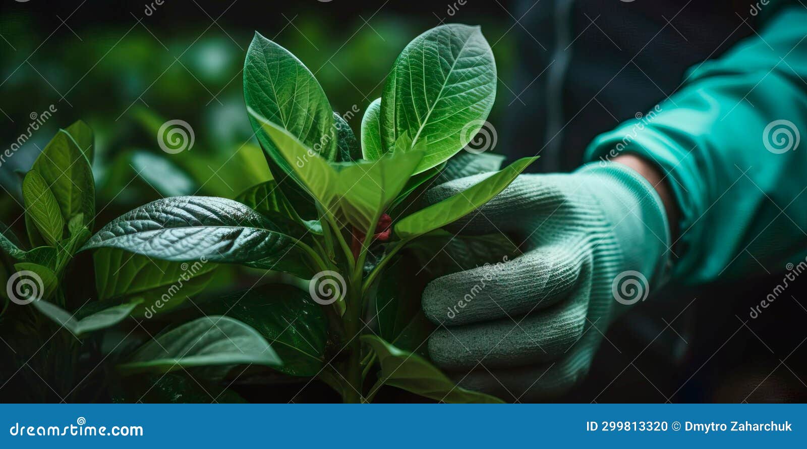 Collecting Greenery in a Greenhouse Close-up, Workers& X27; Hands at ...